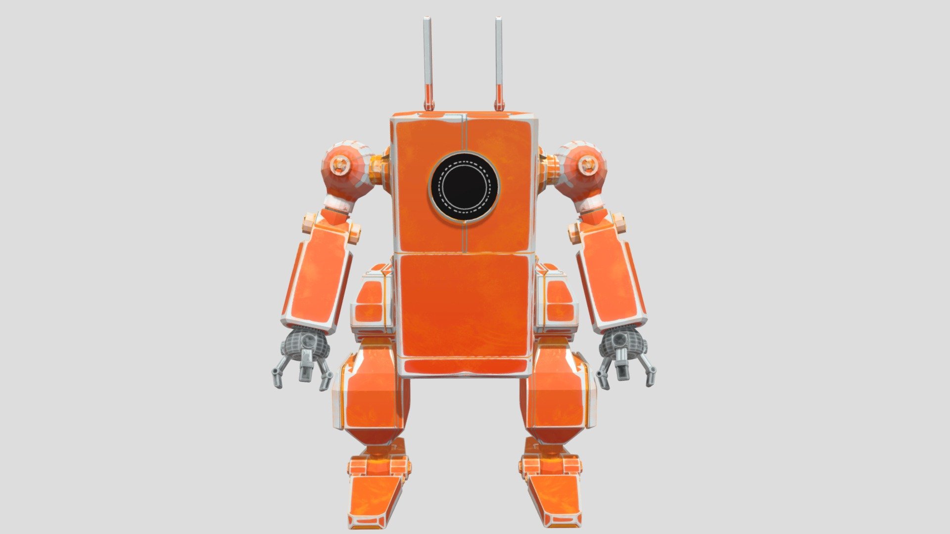 Robot - Download Free 3D model by PokCat [e43eb79] - Sketchfab