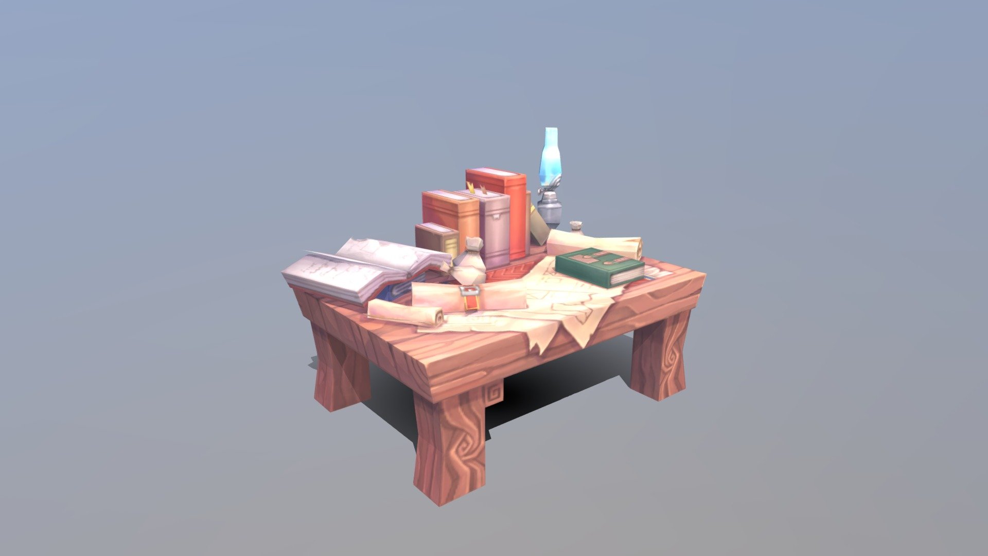 Table - 3D model by peiling [e444376] - Sketchfab