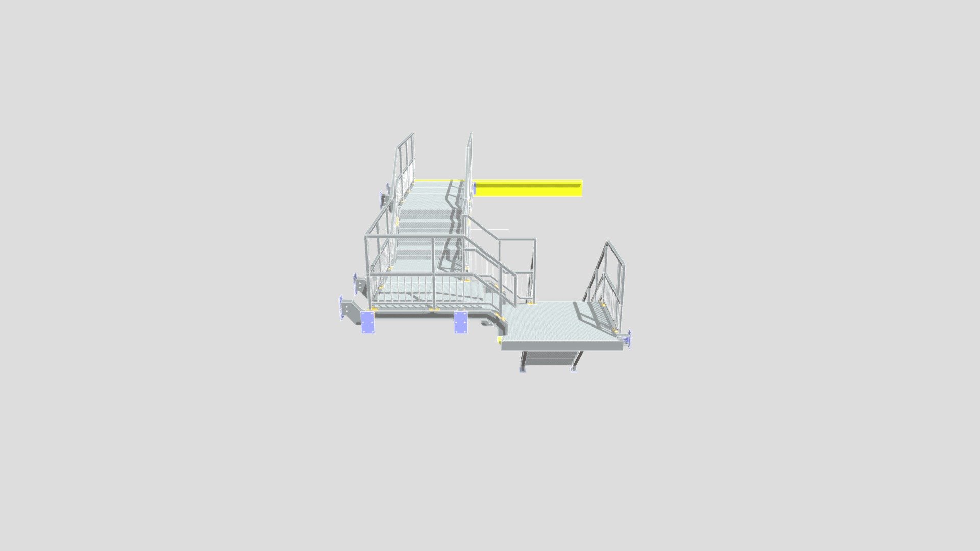 Staircase - 3D model by ksa2020 / Dezine 2020 (@ksa2020) [e444b15 ...