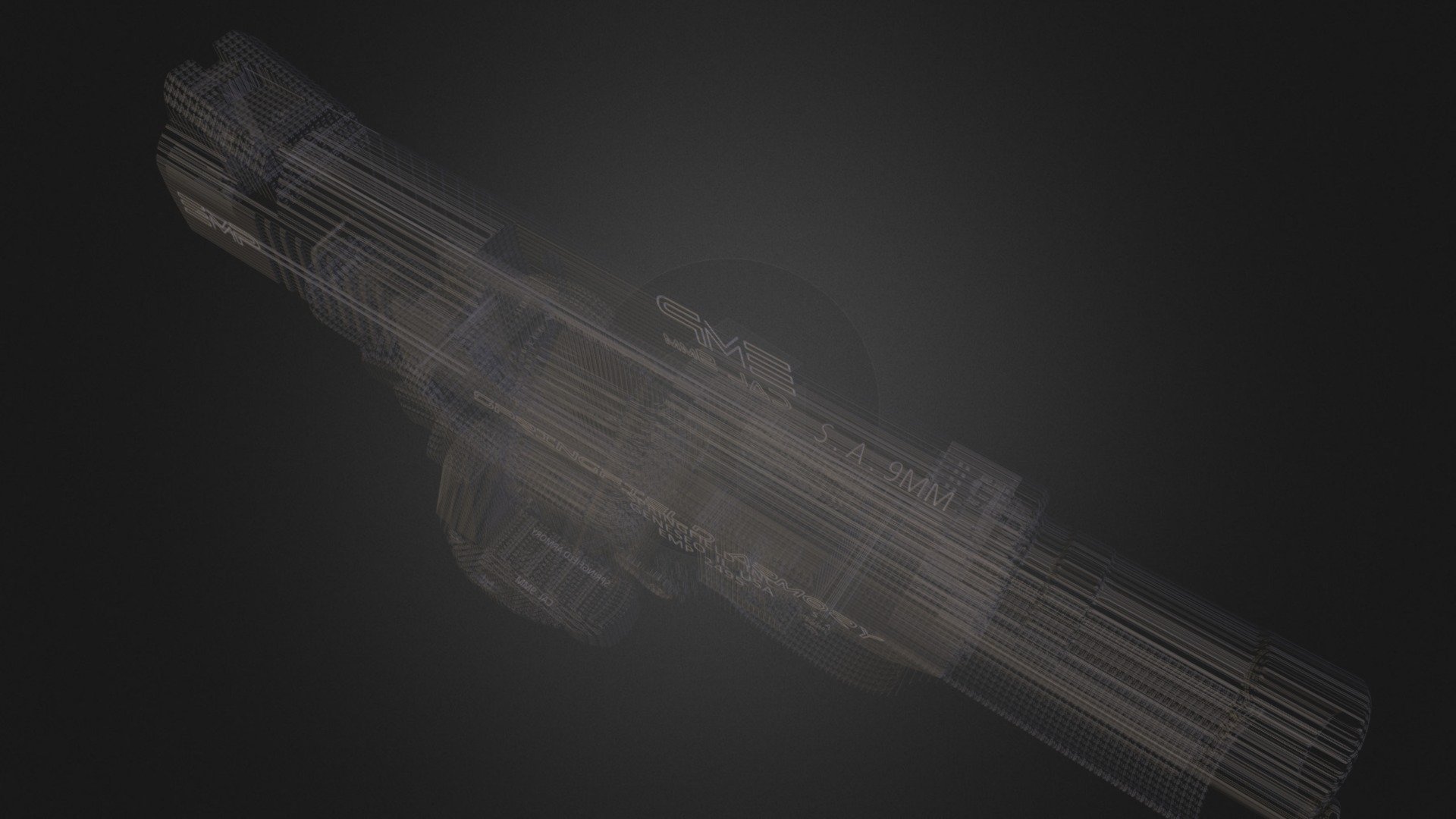 Springfield EMP with Slide Locked Open - 3D model by patjsutton ...