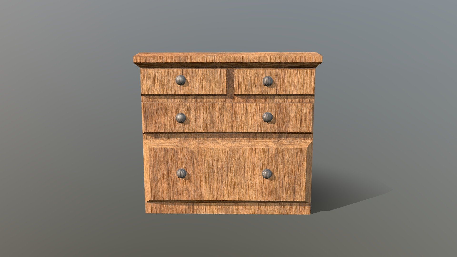 3D Model Night Stand - Low Poly - 3D model by DodoMeshAM [e449da8 ...