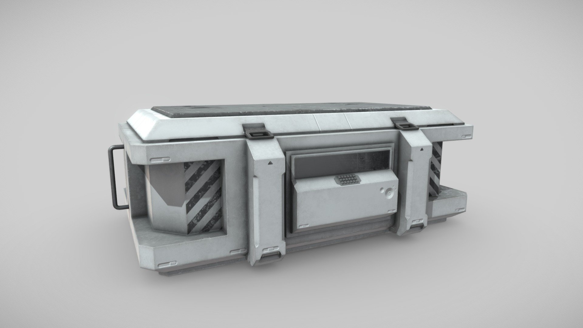 Sci-Fi Crate - 3D model by lnbooher [e44b986] - Sketchfab