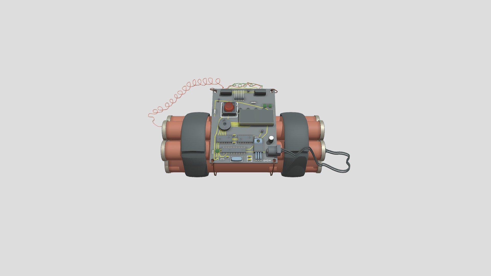 Bomb - Download Free 3D model by Artionoff [e44df7a] - Sketchfab