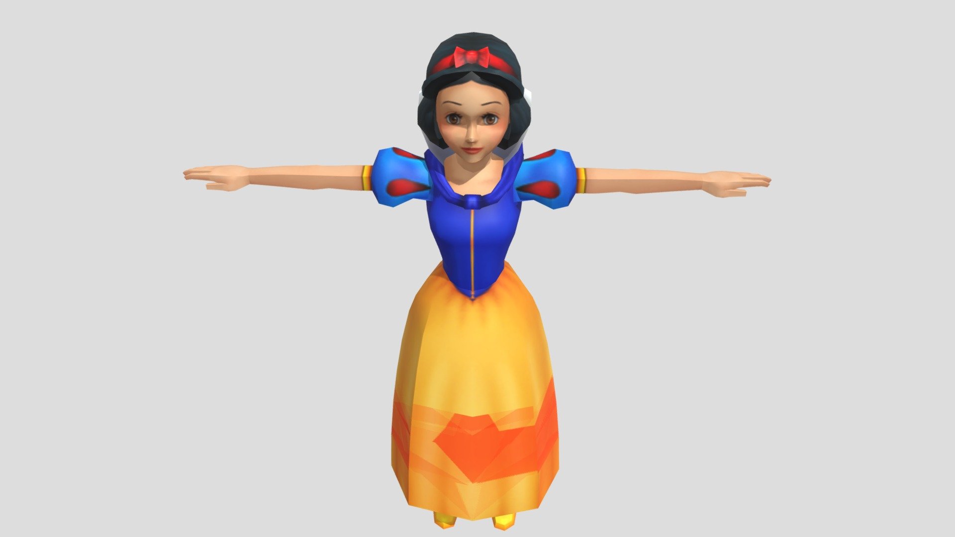 Snow White (Kingdom Hearts) - Download Free 3D model by Mint (@Mint ...