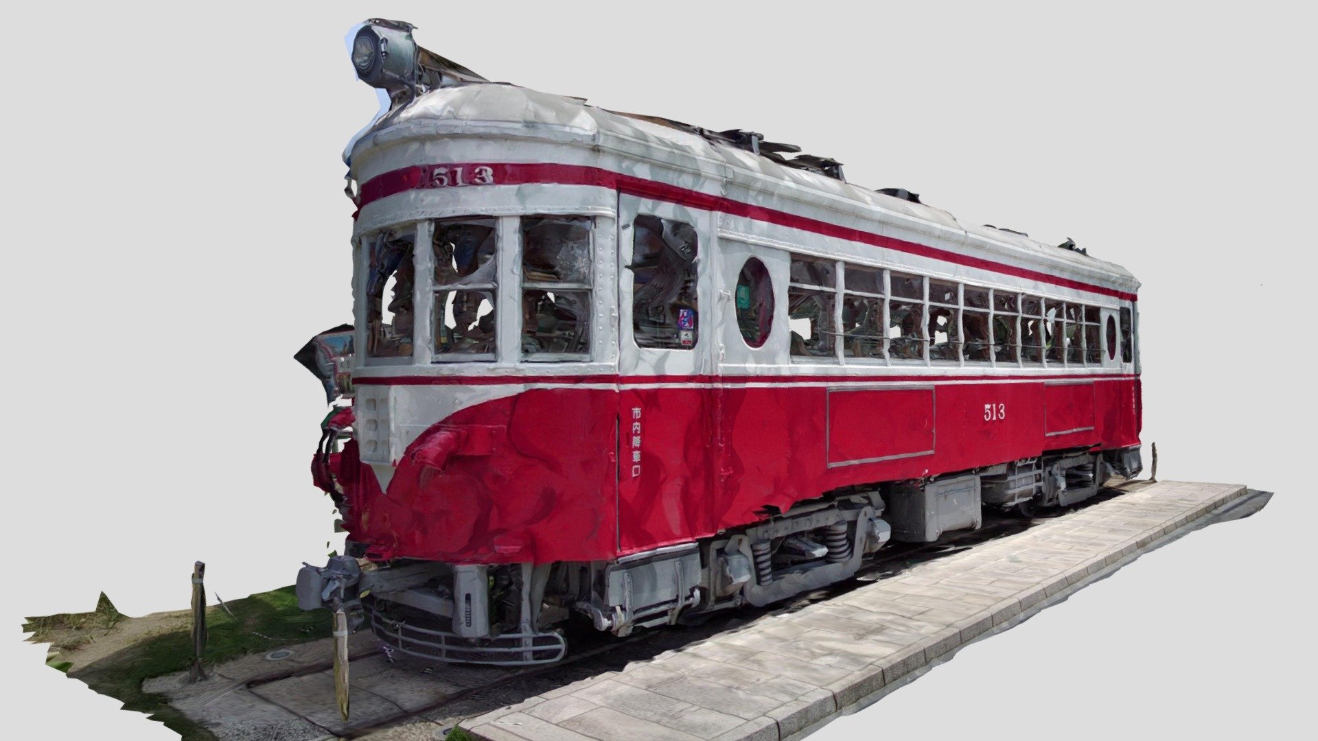 丸窓電車モ513 - Download Free 3D model by V3B4 [e44fc08] - Sketchfab