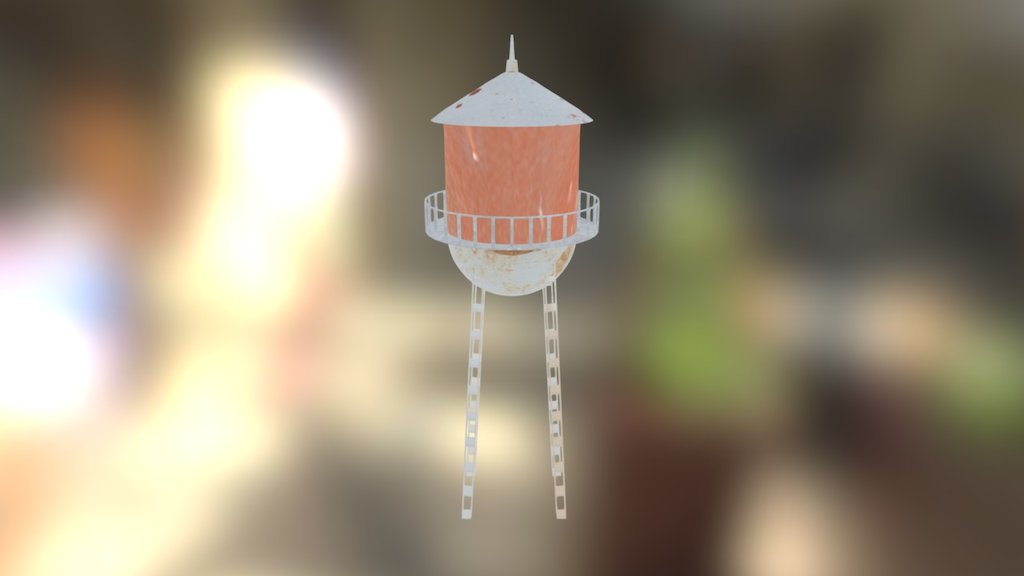 WaterTower - 3D model by Jsei [e452d88] - Sketchfab