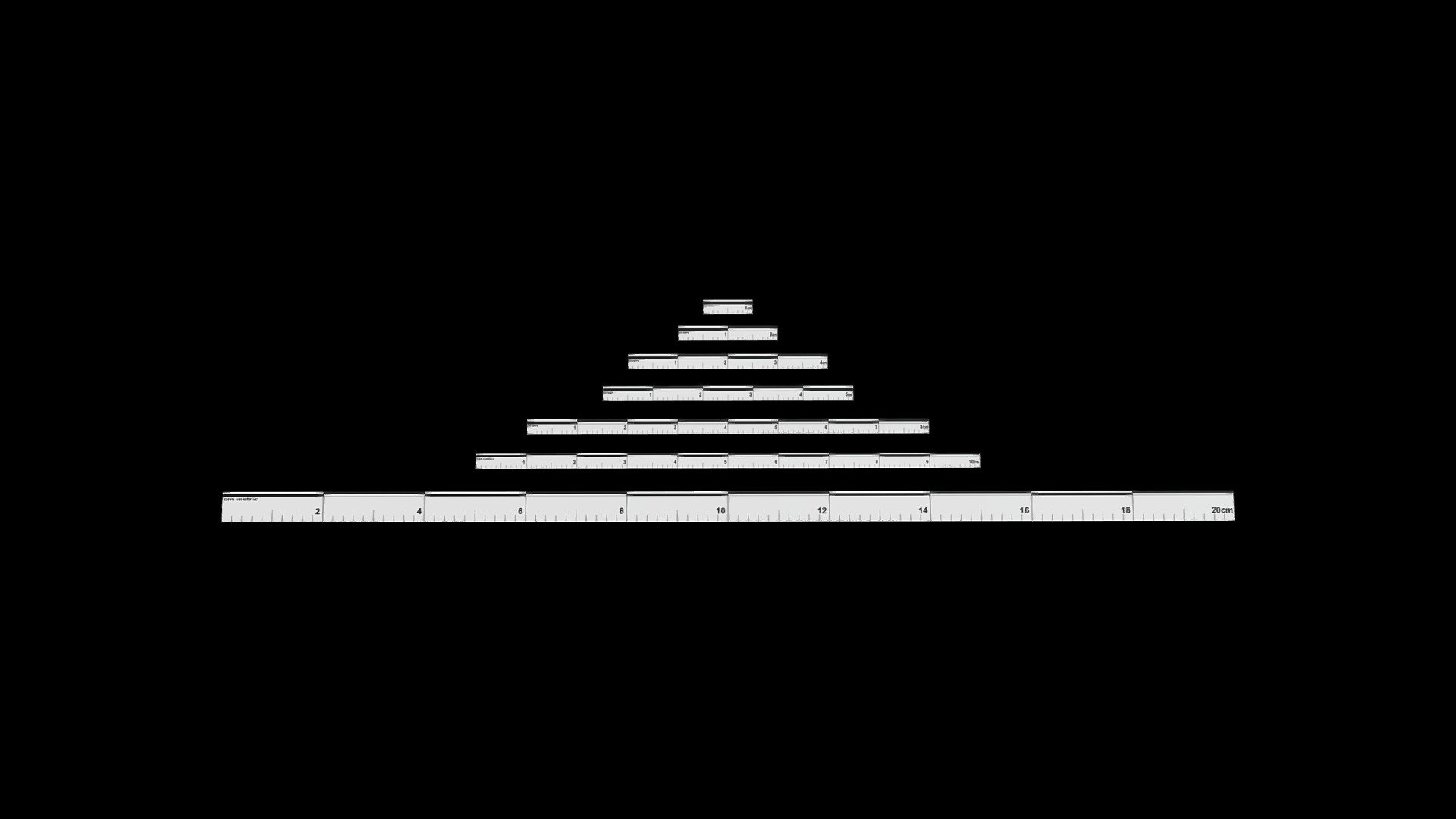 Metric Scale Bars for Models - Buy Royalty Free 3D model by danderson4 ...