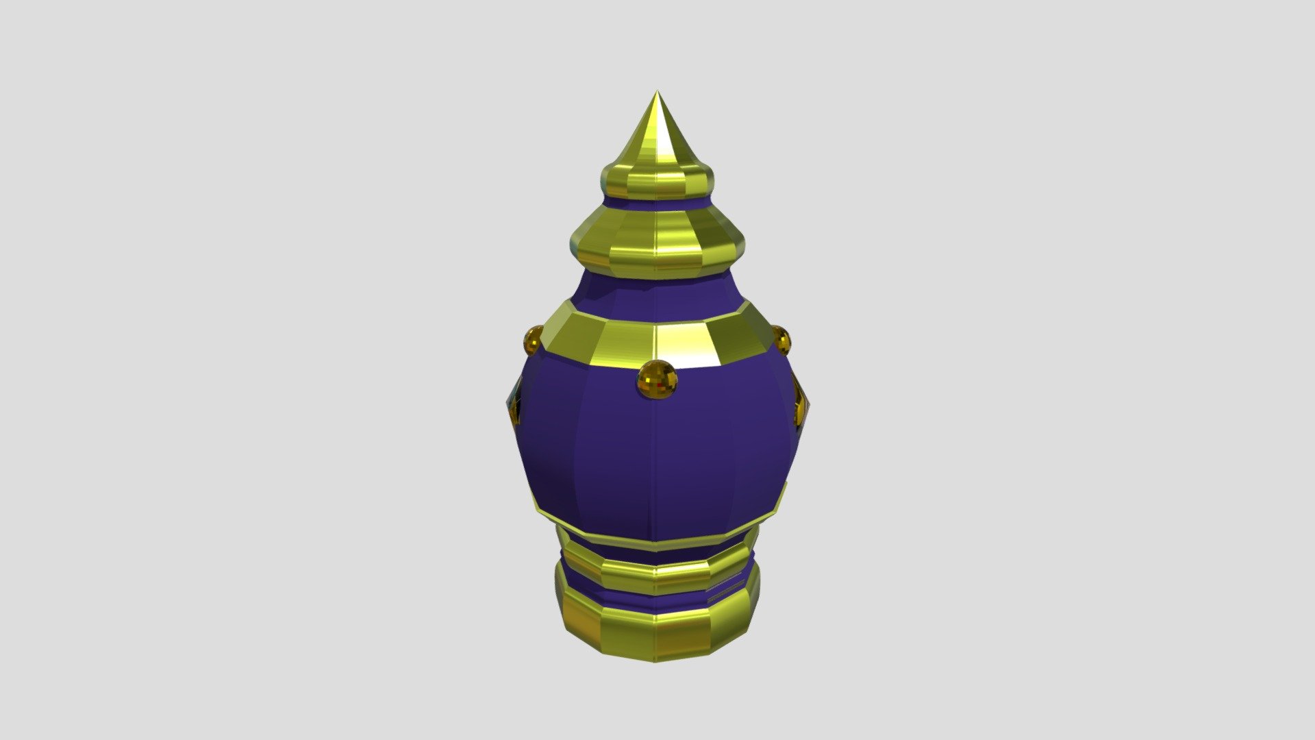 Crystal pot - Download Free 3D model by kaikisara [e453a67] - Sketchfab