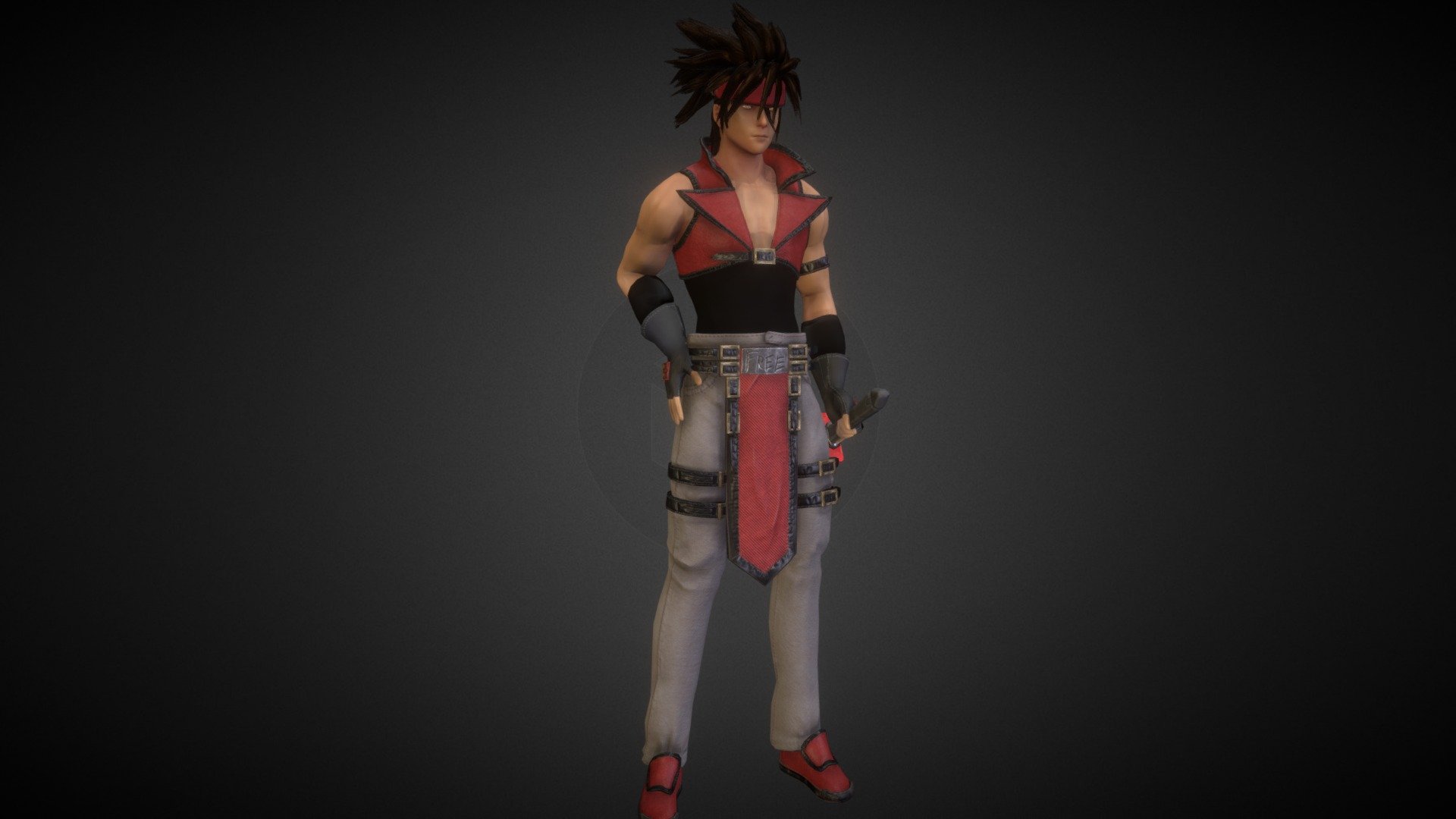 Guilty Gear - Sol Badguy animations WIP - 3D model by Sean Wade ...