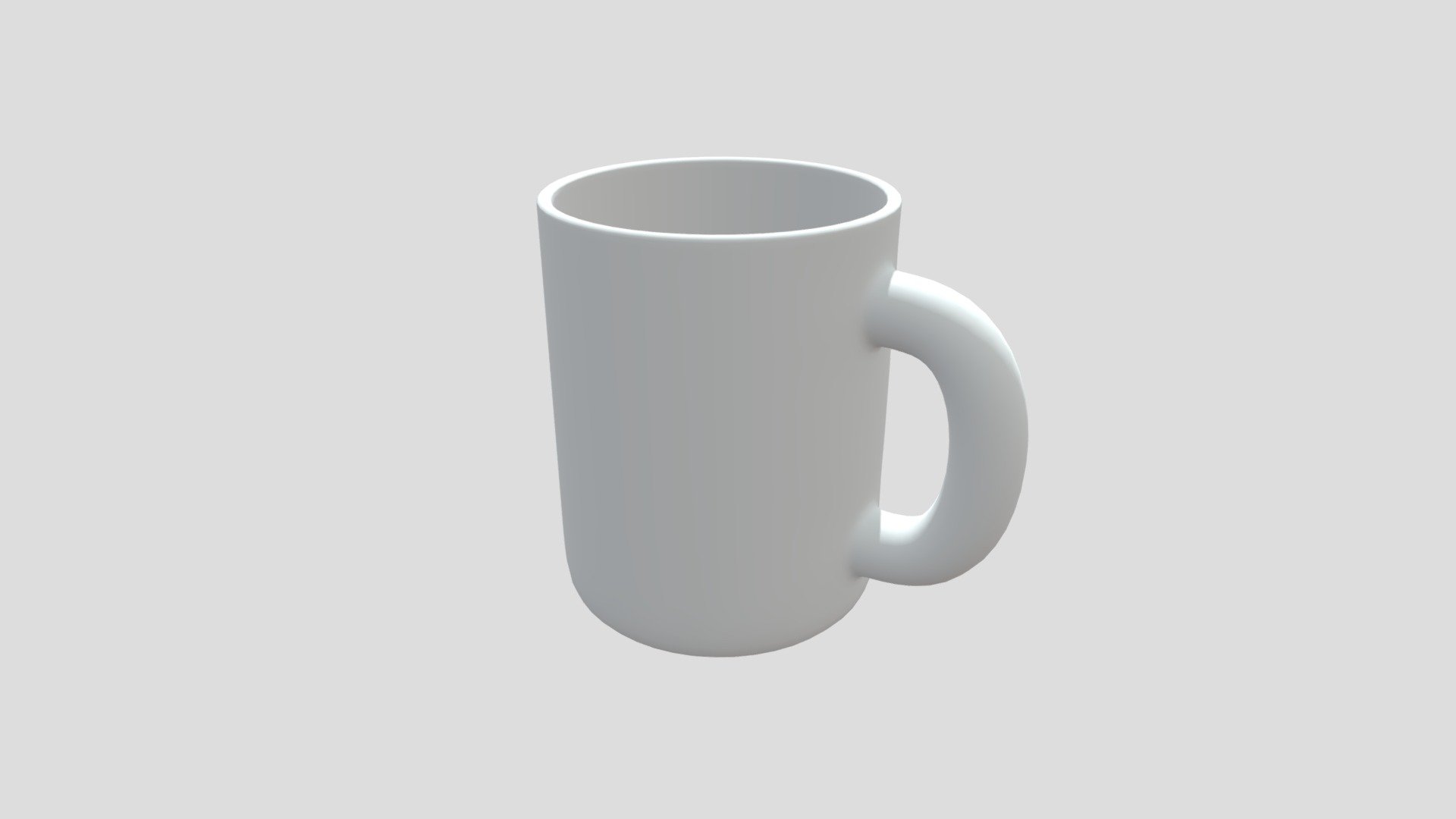 3D Coffee Cup - Base Mesh - Download Free 3D model by James L. Odom ...