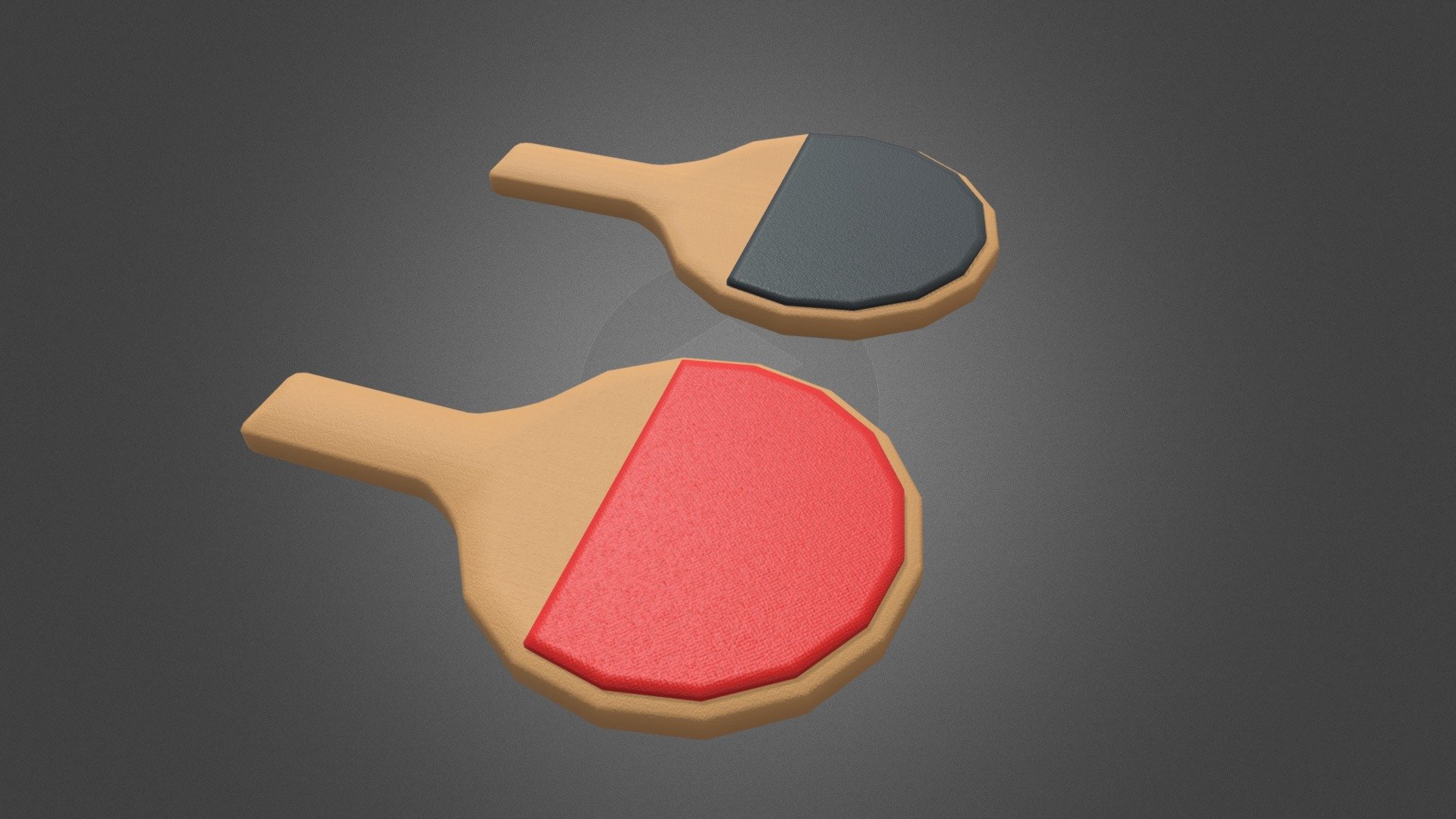 Ping Pong Paddles - Download Free 3D model by extrin6 3D (@extrin6_3D ...