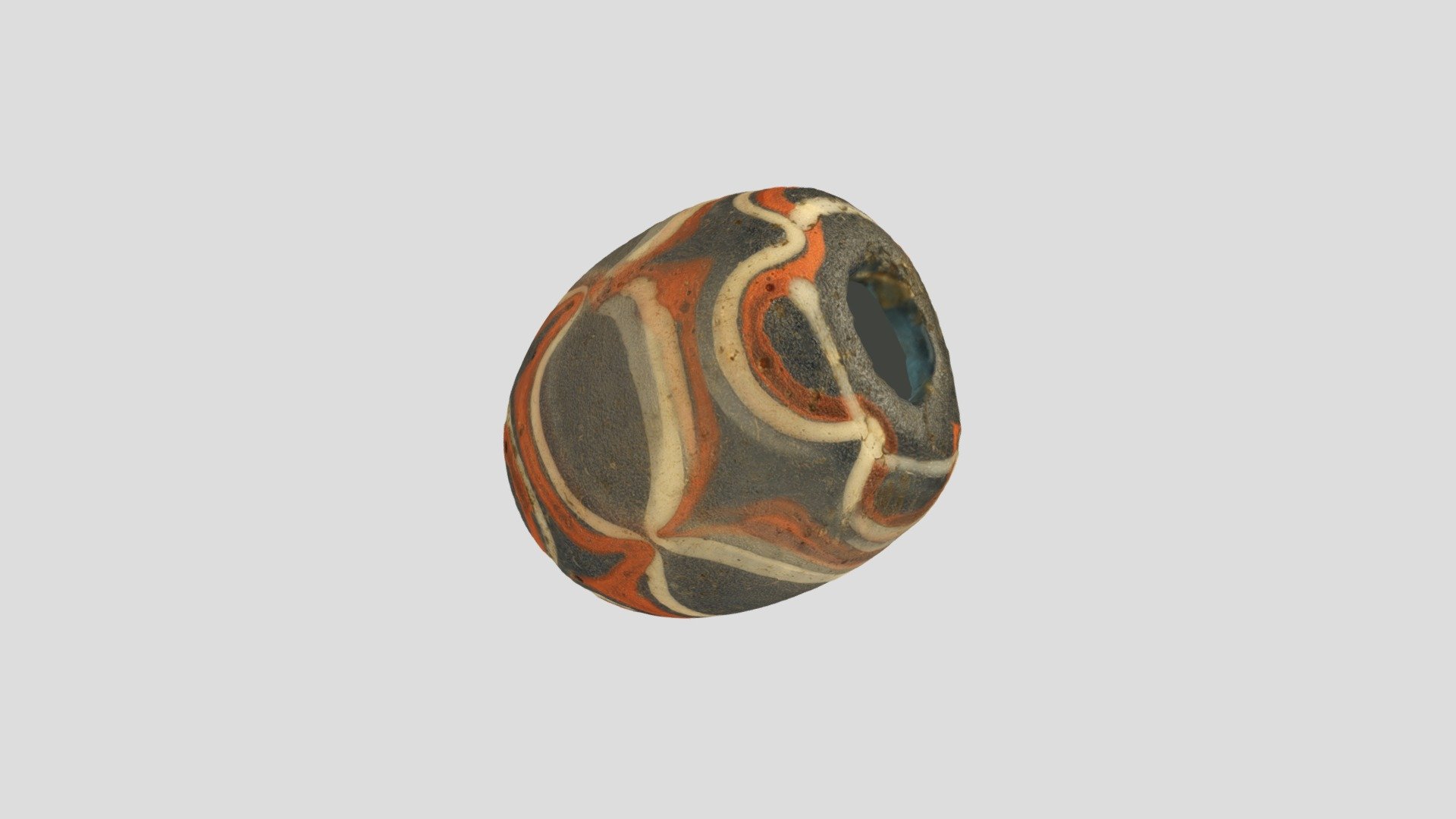 Glass bead, Ålands museum - 3D model by KaMiJa [e45a3e3] - Sketchfab