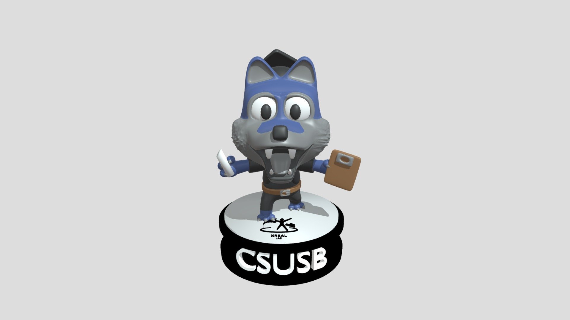 Cody the Coyote, College of Education - 3D model by CSUSB xREAL Lab ...