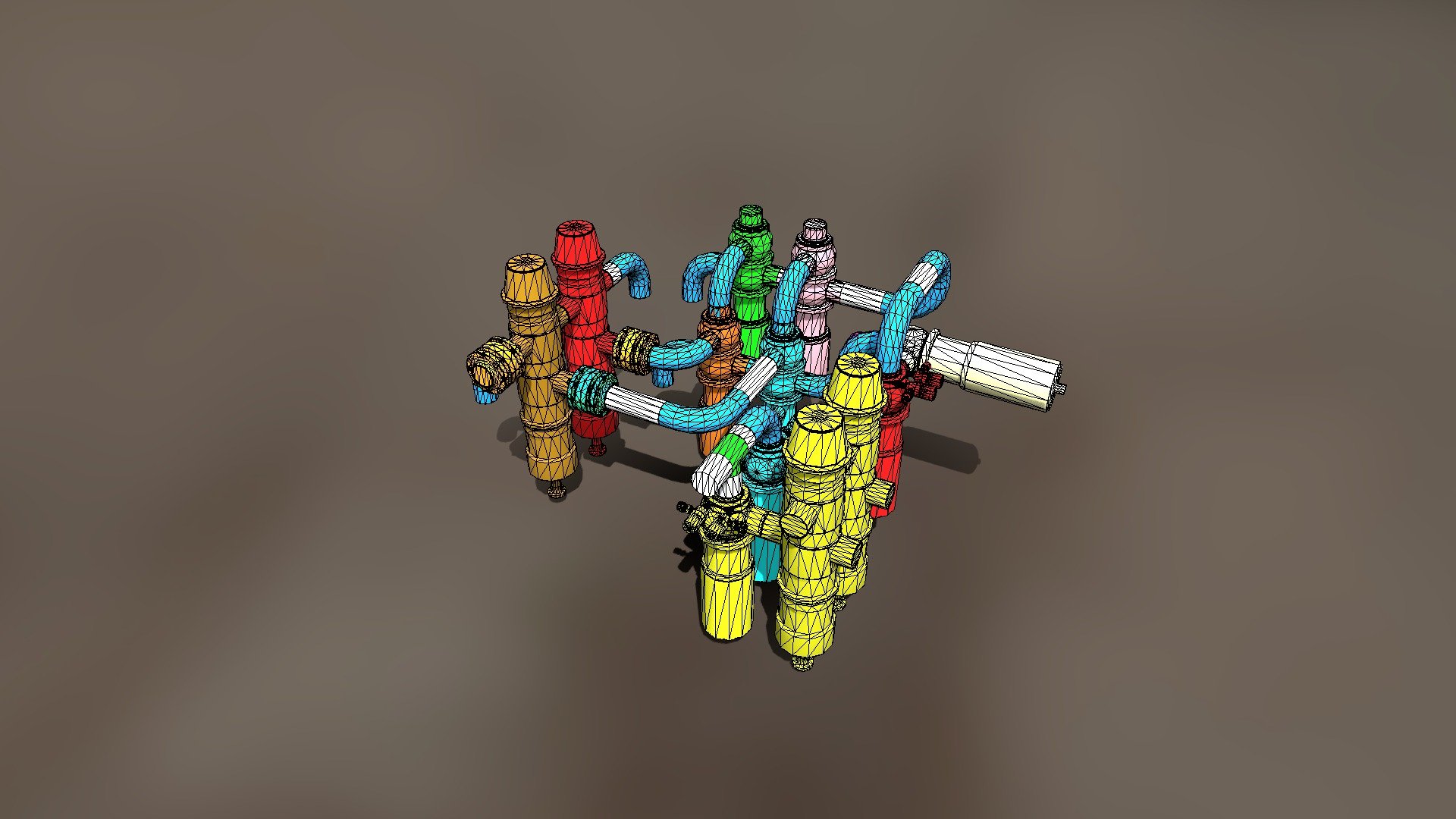 Permeate and Retention Silo Piping System - 3D model by Digital BIM ...