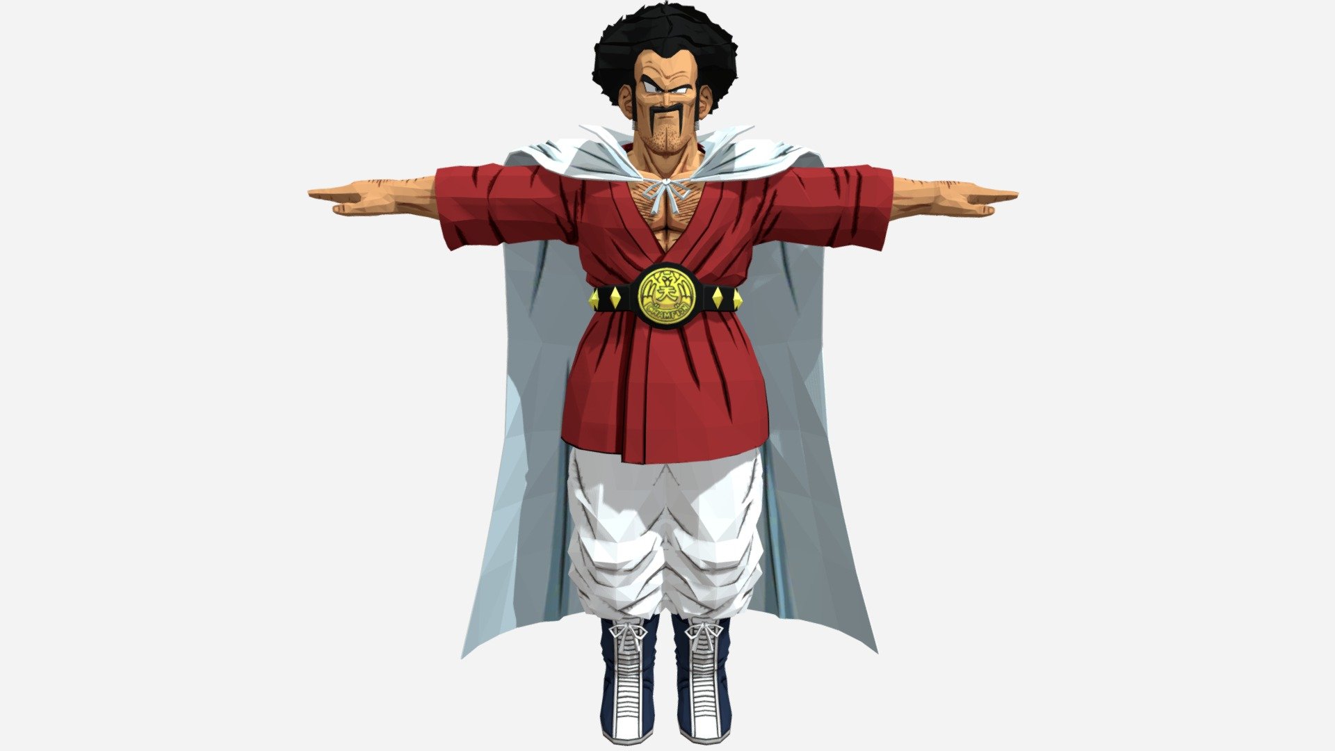 Mr Satan Champion - 3D model by RaulV2 [e45c0ee] - Sketchfab