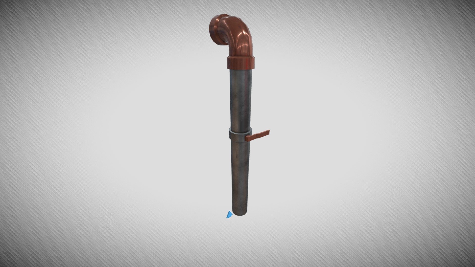pipe with valve (and valve turn animation) - Download Free 3D model by ...