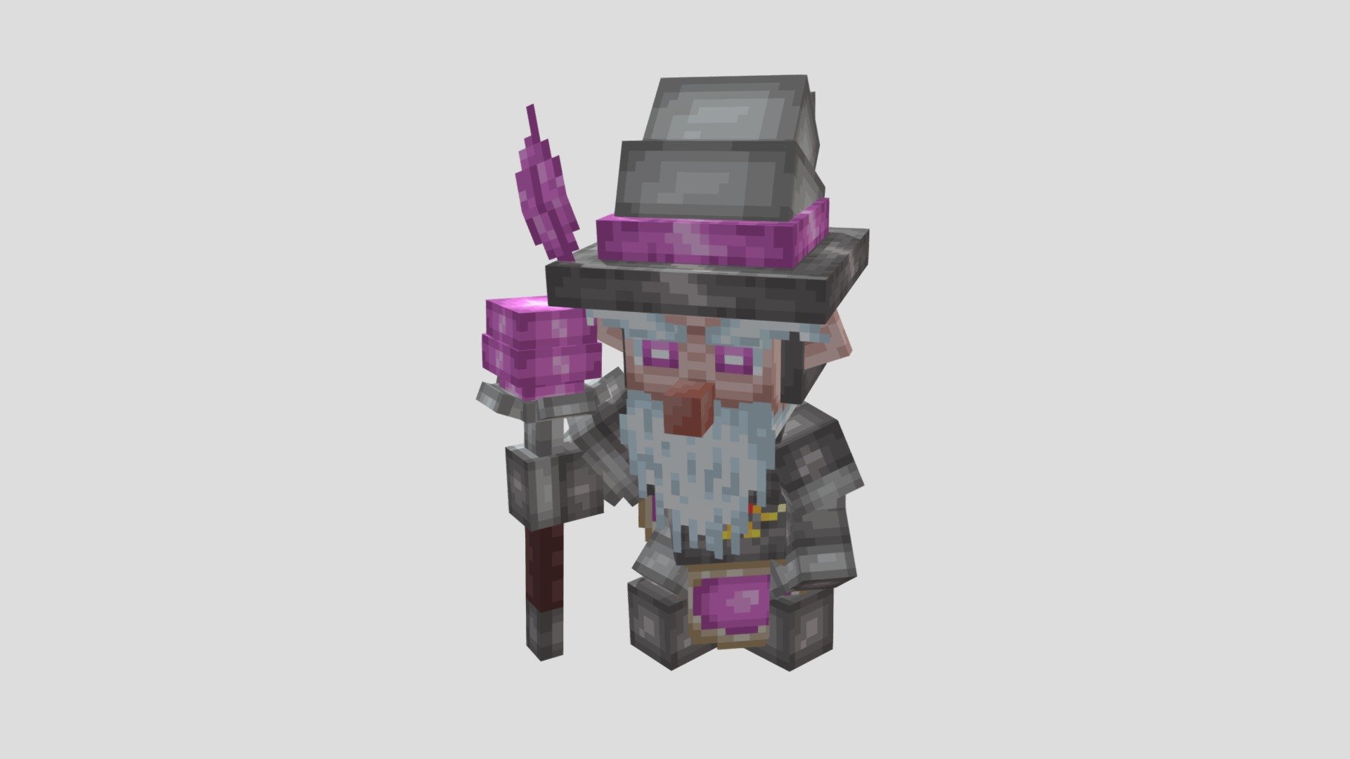 Magic chief :: Minecraft - 3D model by Gama05 [e45ce7b] - Sketchfab
