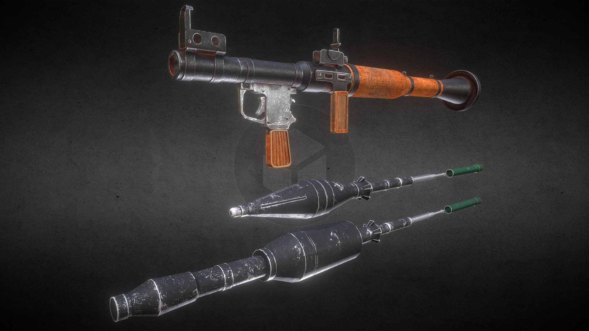 Rpg Al-Yassin 105 - 3D model by Zeyad Ibrahim Hamed (@ZeyadIbrahimHamed ...