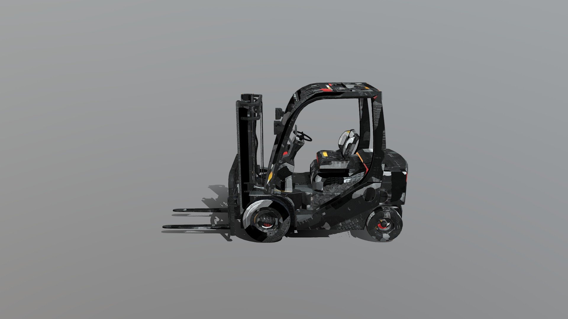 Fork Lift With Rig - Download Free 3D model by MjModels ...