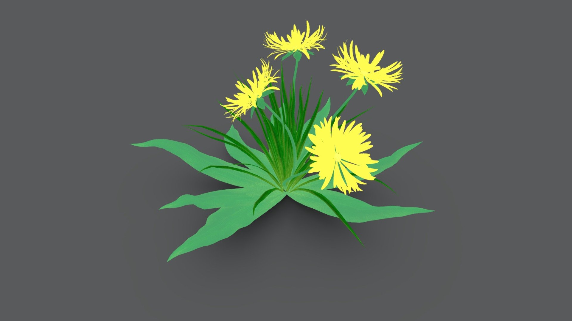 Dandelion Yellow game ready 3d model - 3D model by Olexandr Vilchinskyi ...