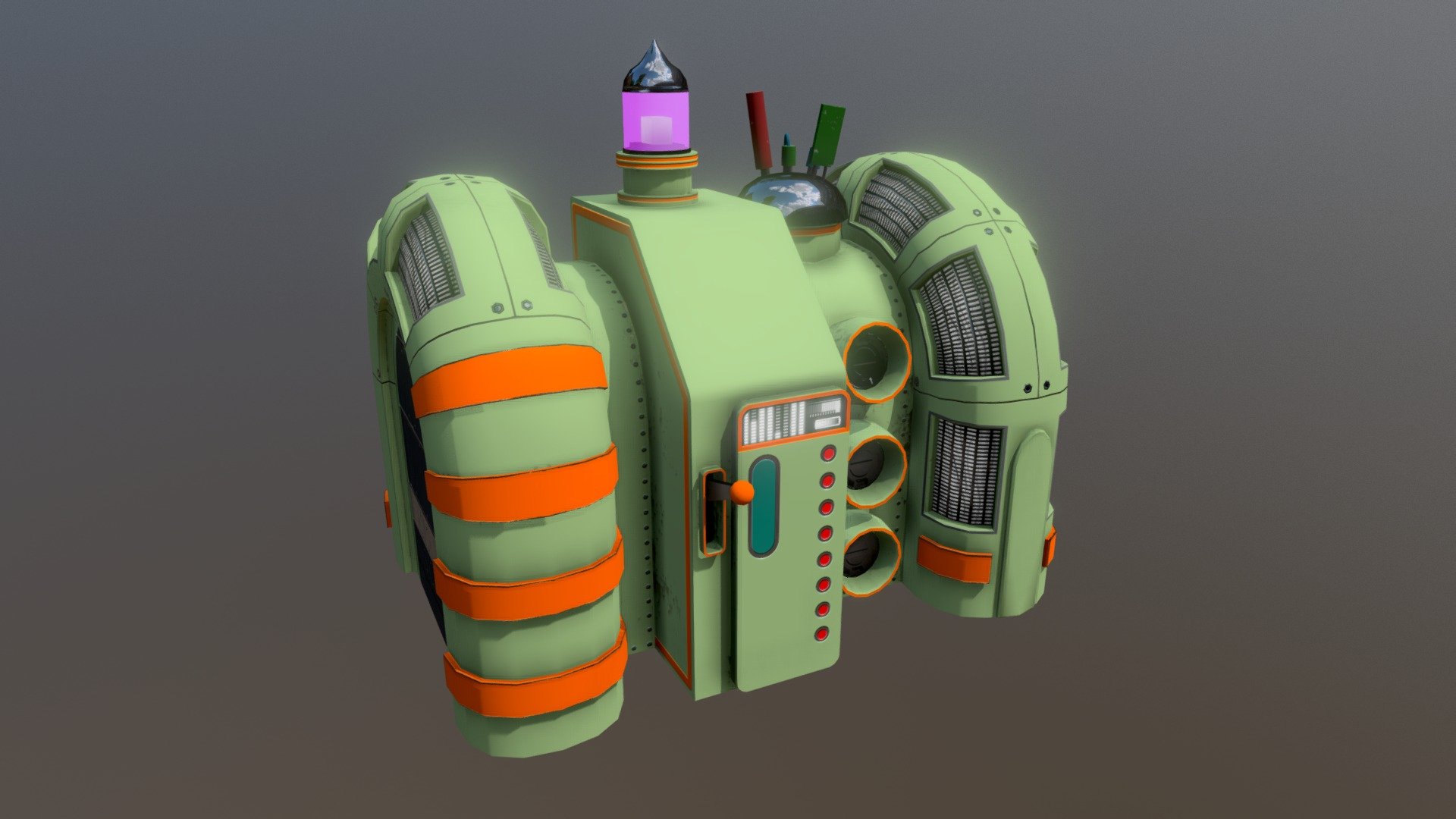 Sci-fi generator - 3D model by Geoff (@geometrix_za) [e45f860] - Sketchfab