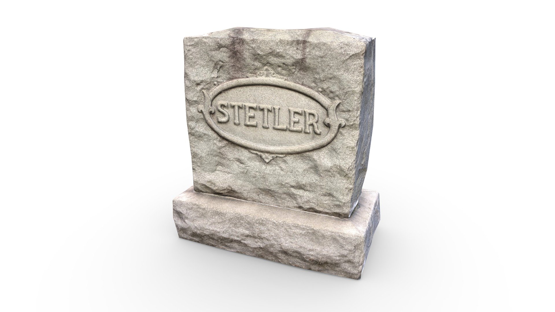 Gravestone (Game Ready / 2K PBR / 648 Tris) - Buy Royalty Free 3D model ...
