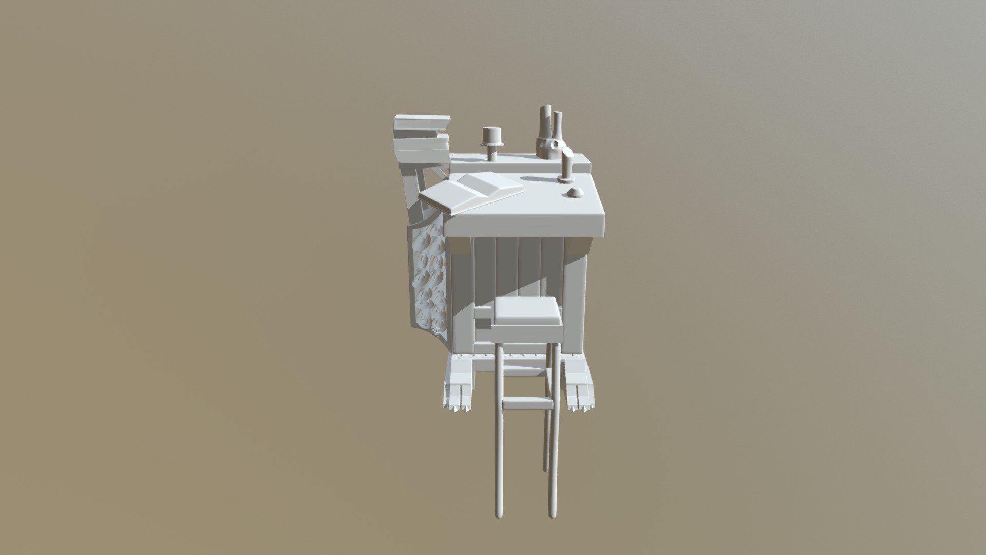Desk high wip - 3D model by Tom Poole (@Drivergamer127) [e45fa64 ...