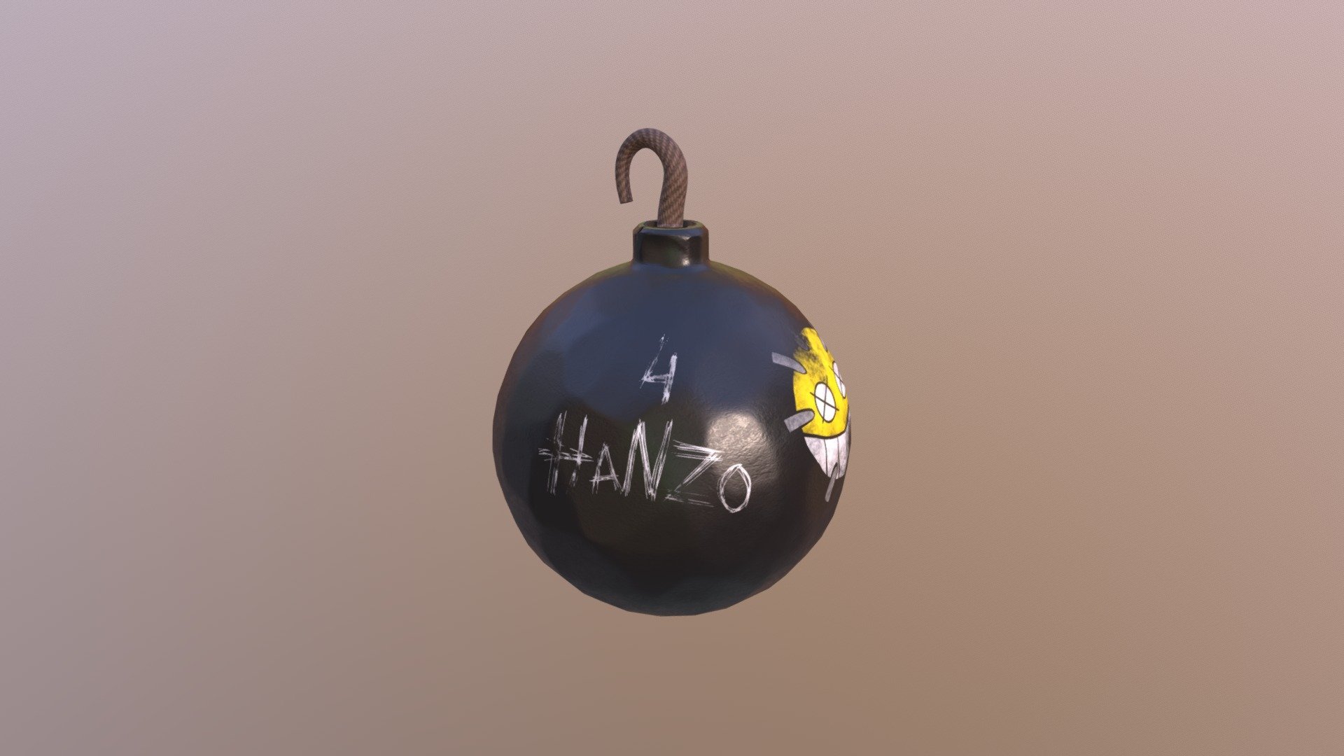 Junkrat Bomb (Fan Art) - 3D model by NickDraws [e4600a3] - Sketchfab