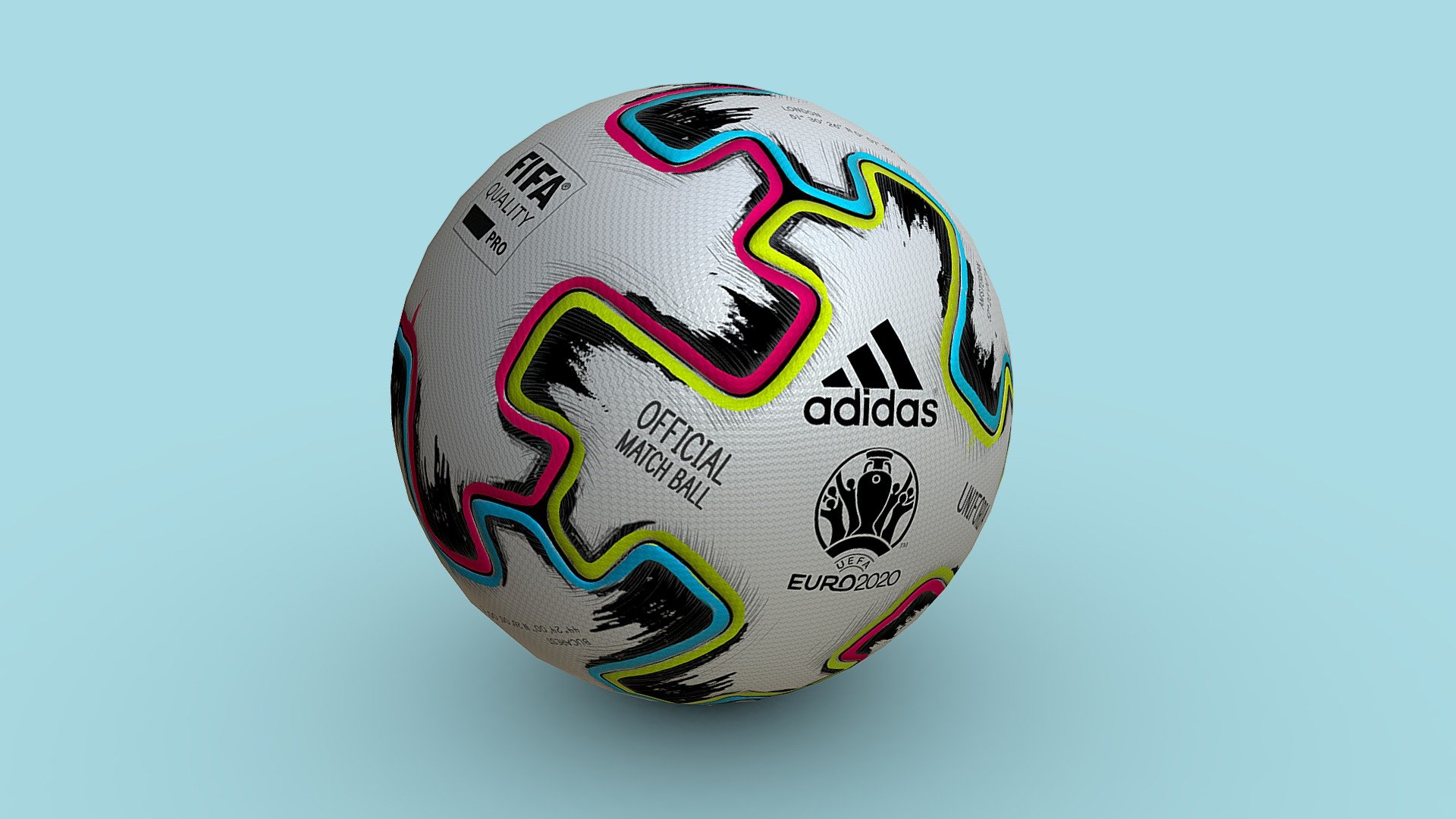 Adidas UEFA Euro Ball 2020 - Fan Art - 3D model by Korax254 (@Tonifo254 ...