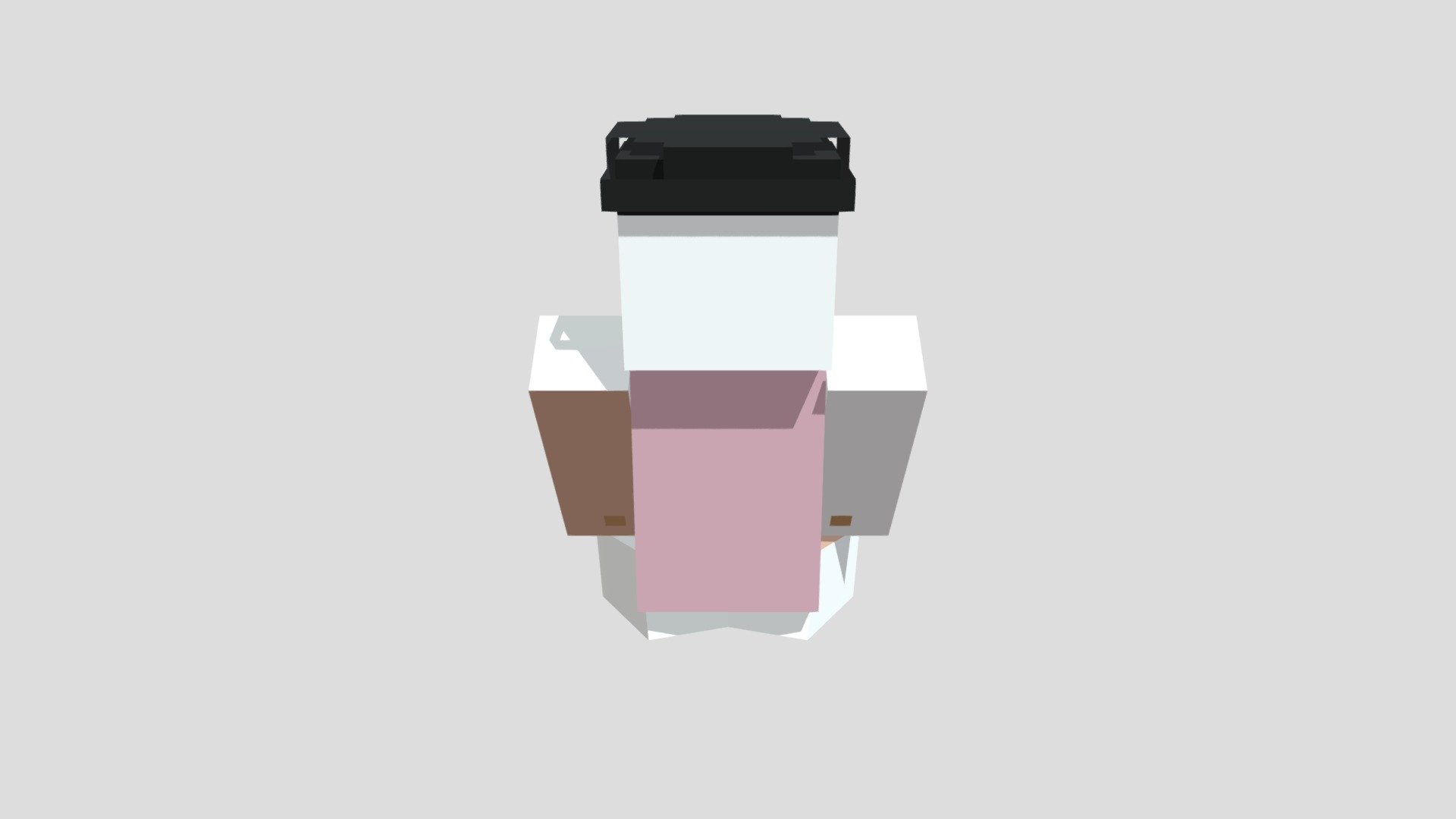 Supermugget Minecraft Skin (sitting) - Download Free 3D model by ...