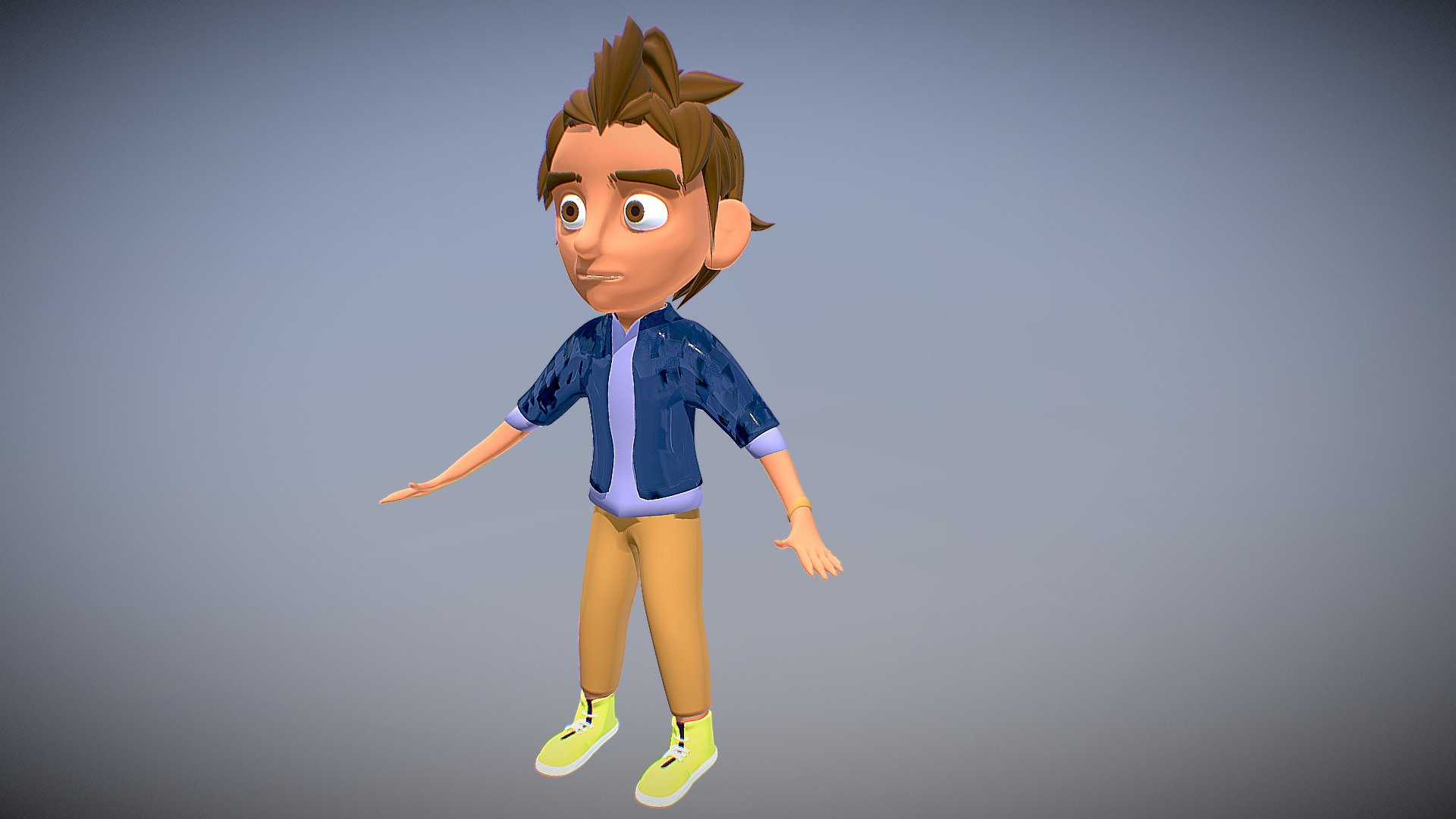 Michael LowPoly Character - Download Free 3D model by realjuancho [e46202f] - Sketchfab