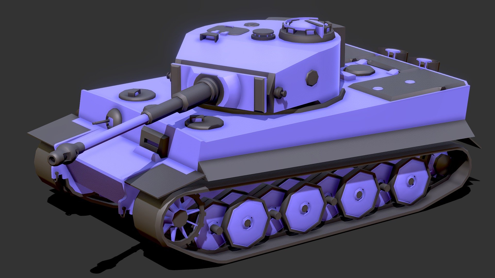 Tiger H - 3D model by L.u.X [e463038] - Sketchfab