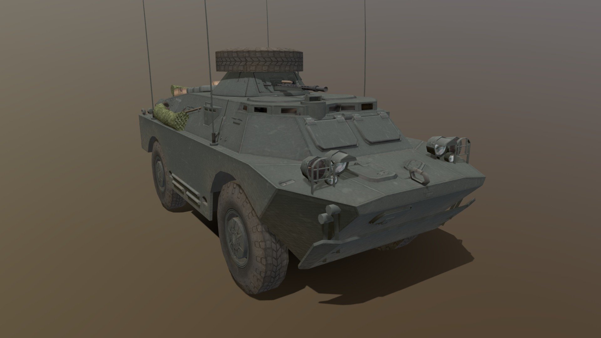 BRDM-2 - Download Free 3D model by 42manako [e465b22] - Sketchfab