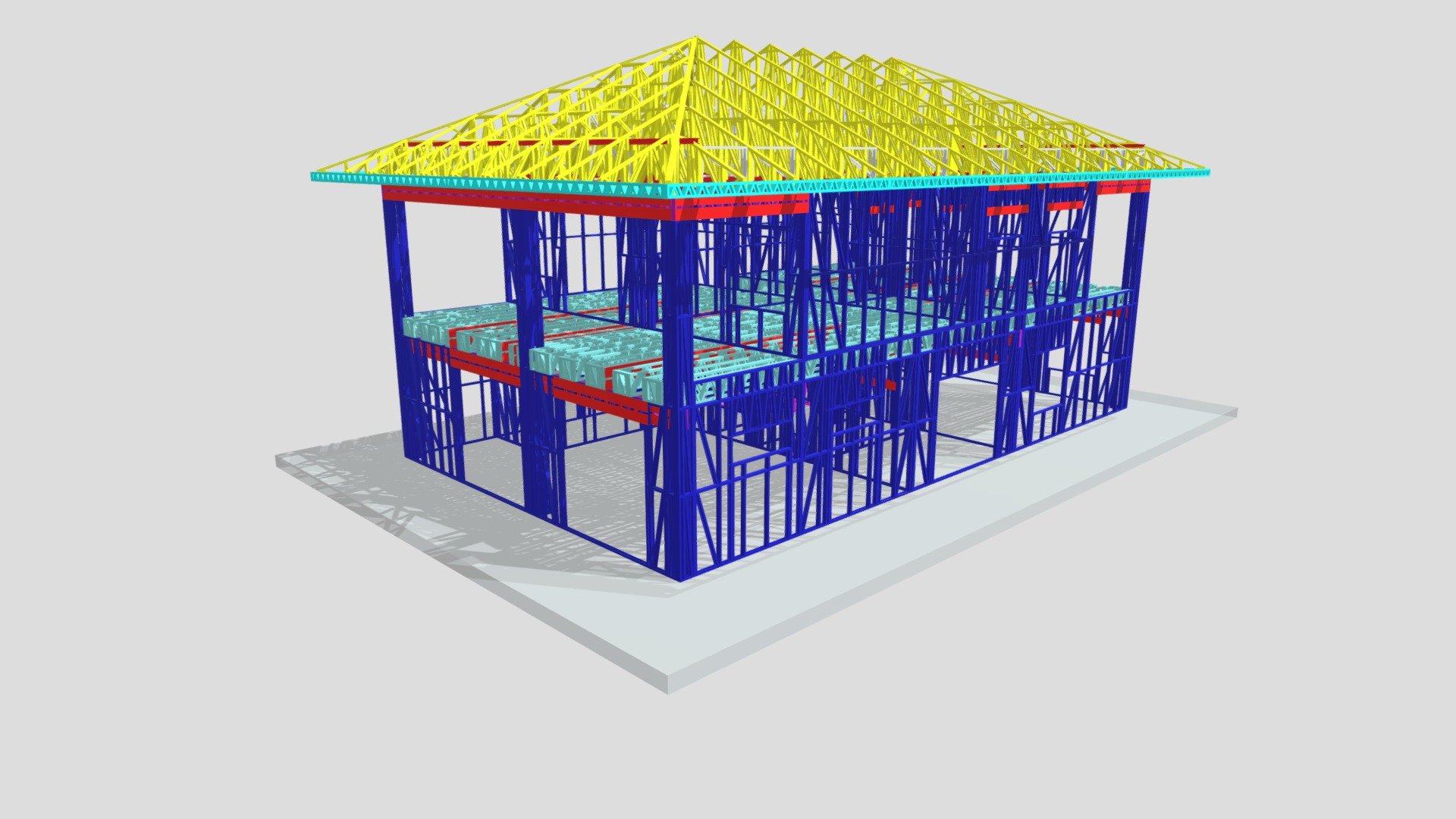 Dom 10x17 2fl - 3D model by steel.projects [e465cc1] - Sketchfab