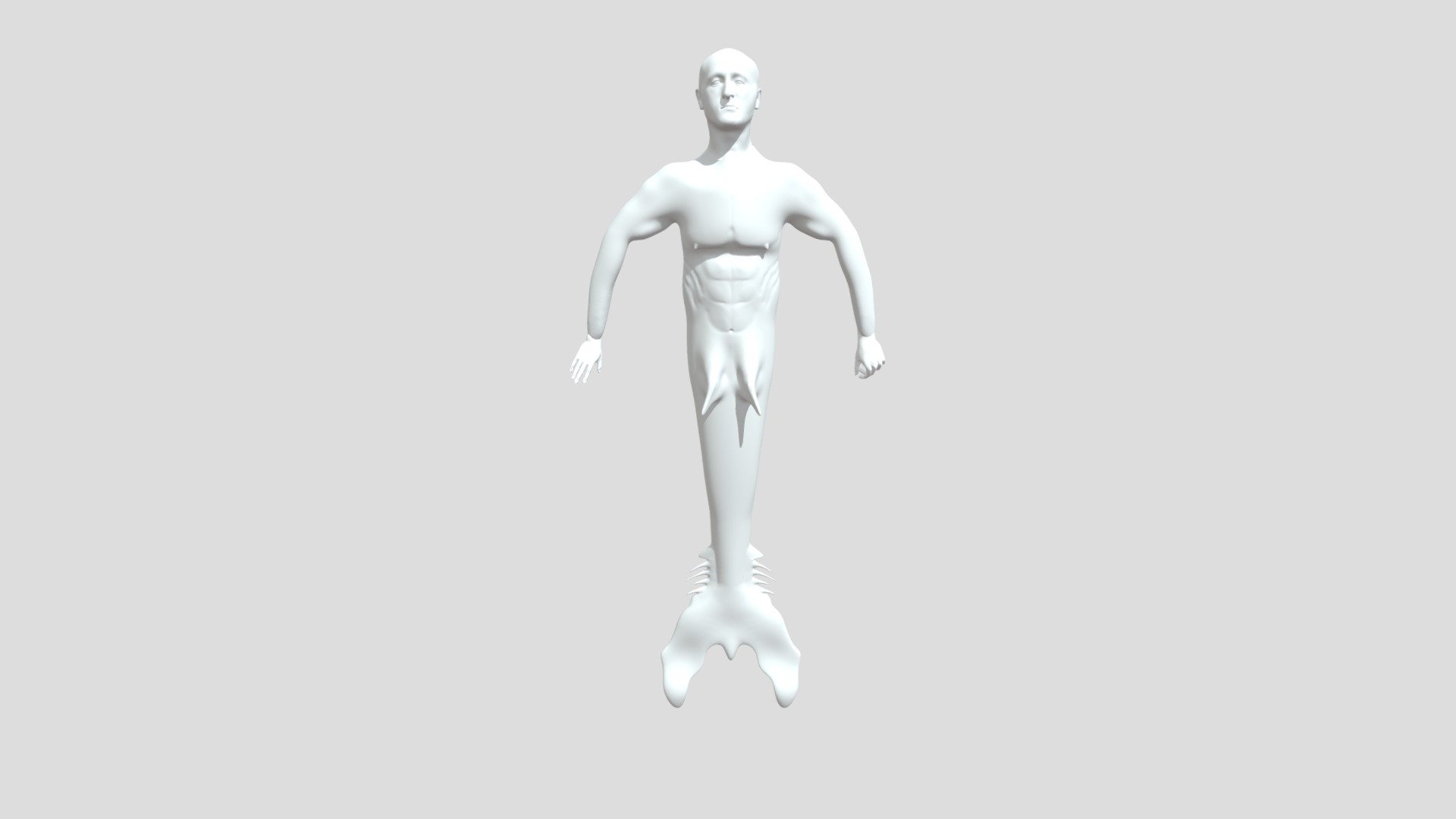 Merman Sculpt - Download Free 3D model by nosaosawaye06 [e467798 ...