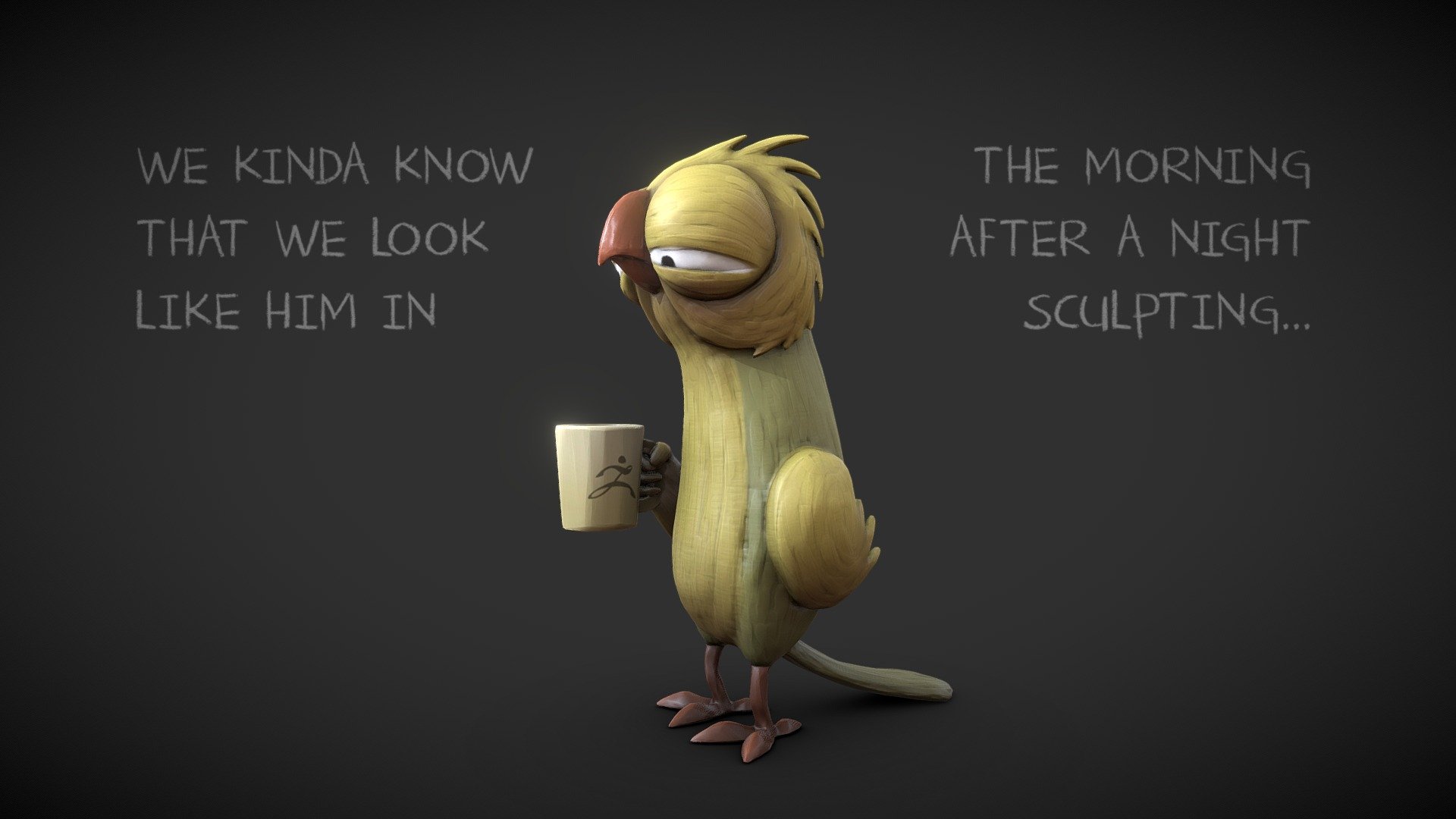 Exhausted Bird - 3D model by Erwan Davisseau (@Davisseau) [e467aac ...