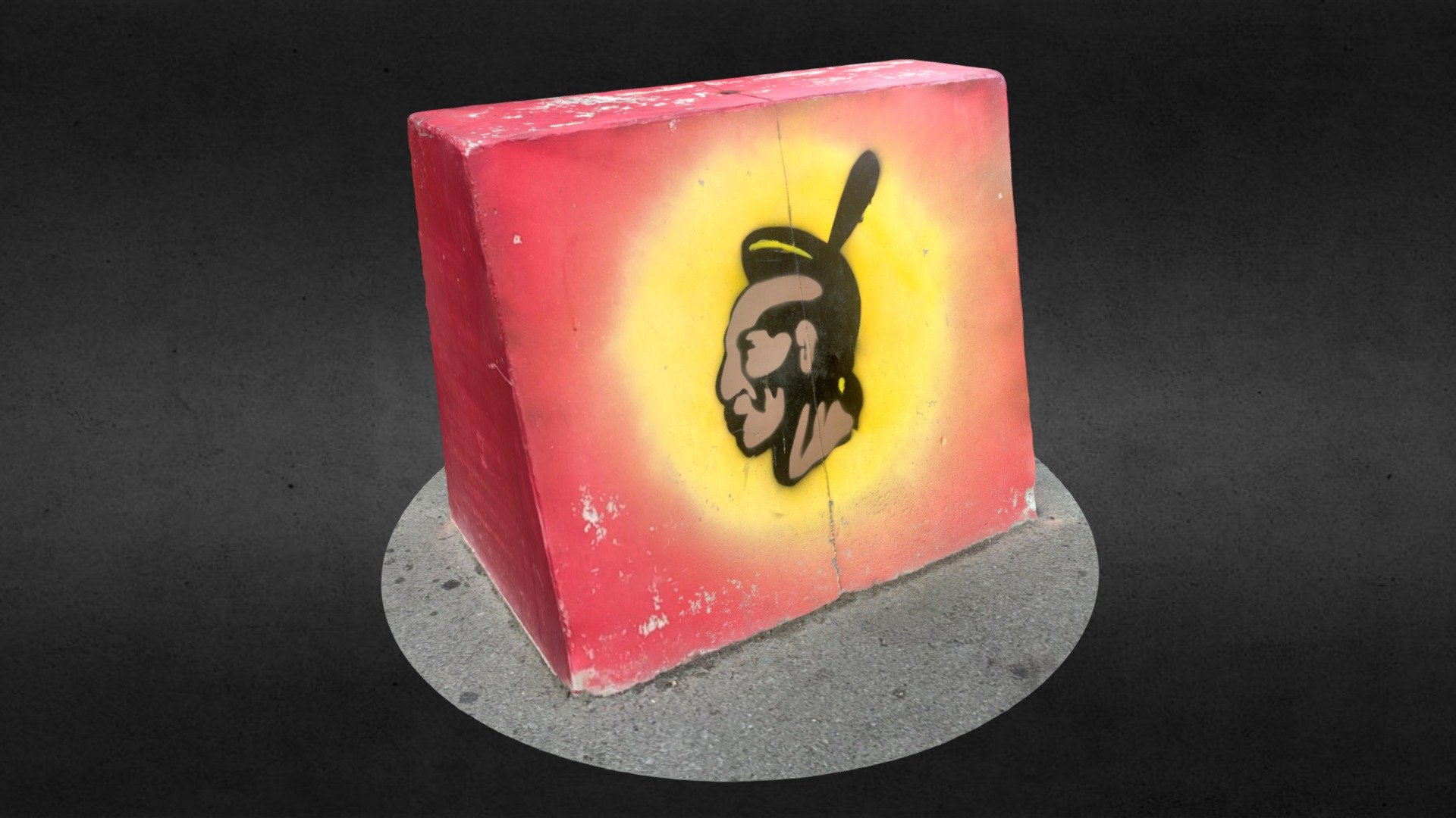 Iroquois Nation Parking Bollard - Kanesatake - 3D model by Hydrand ...