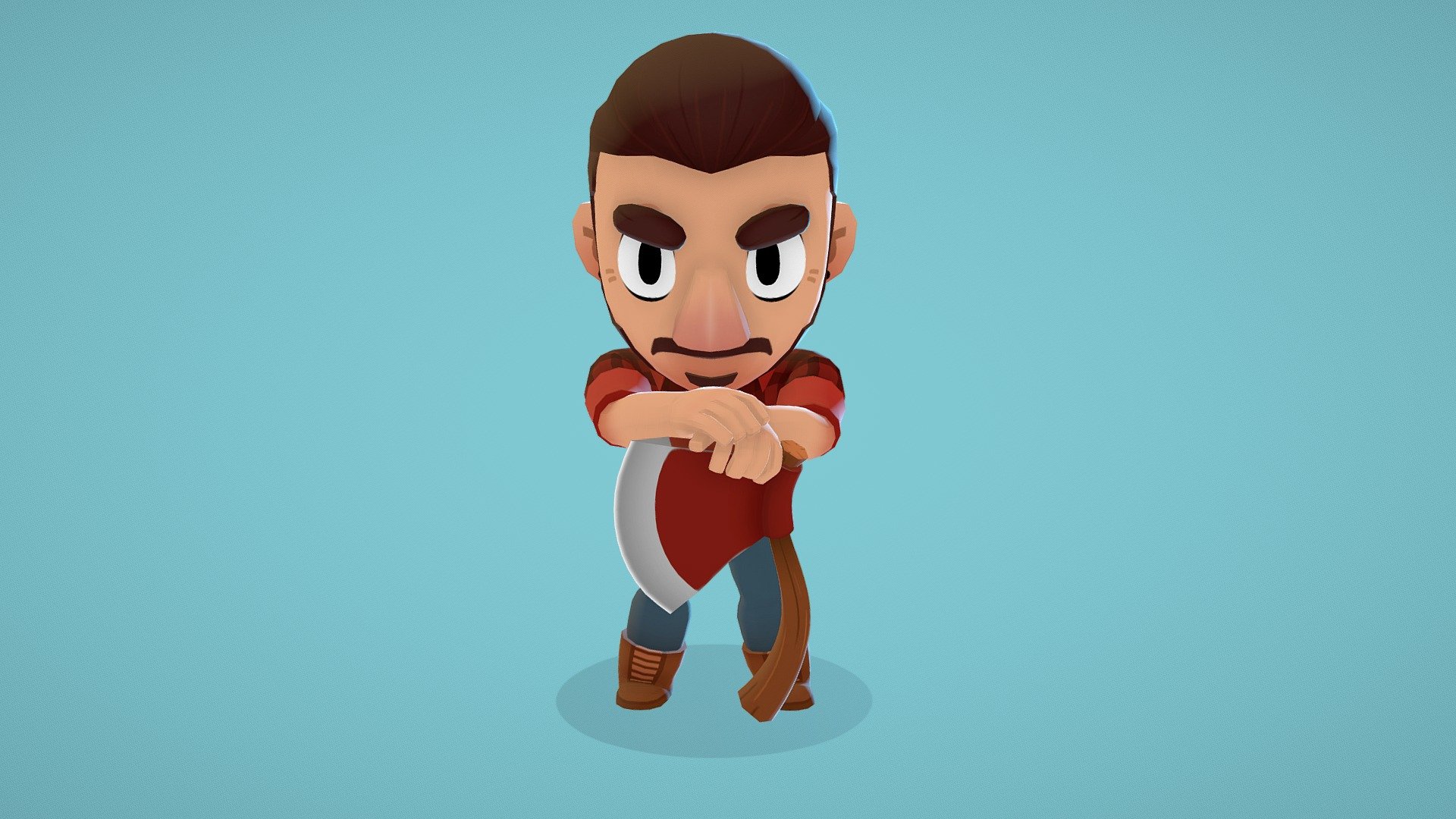 Lumberjack - 3D model by Jonás (@jonasaguilar) [e469840] - Sketchfab