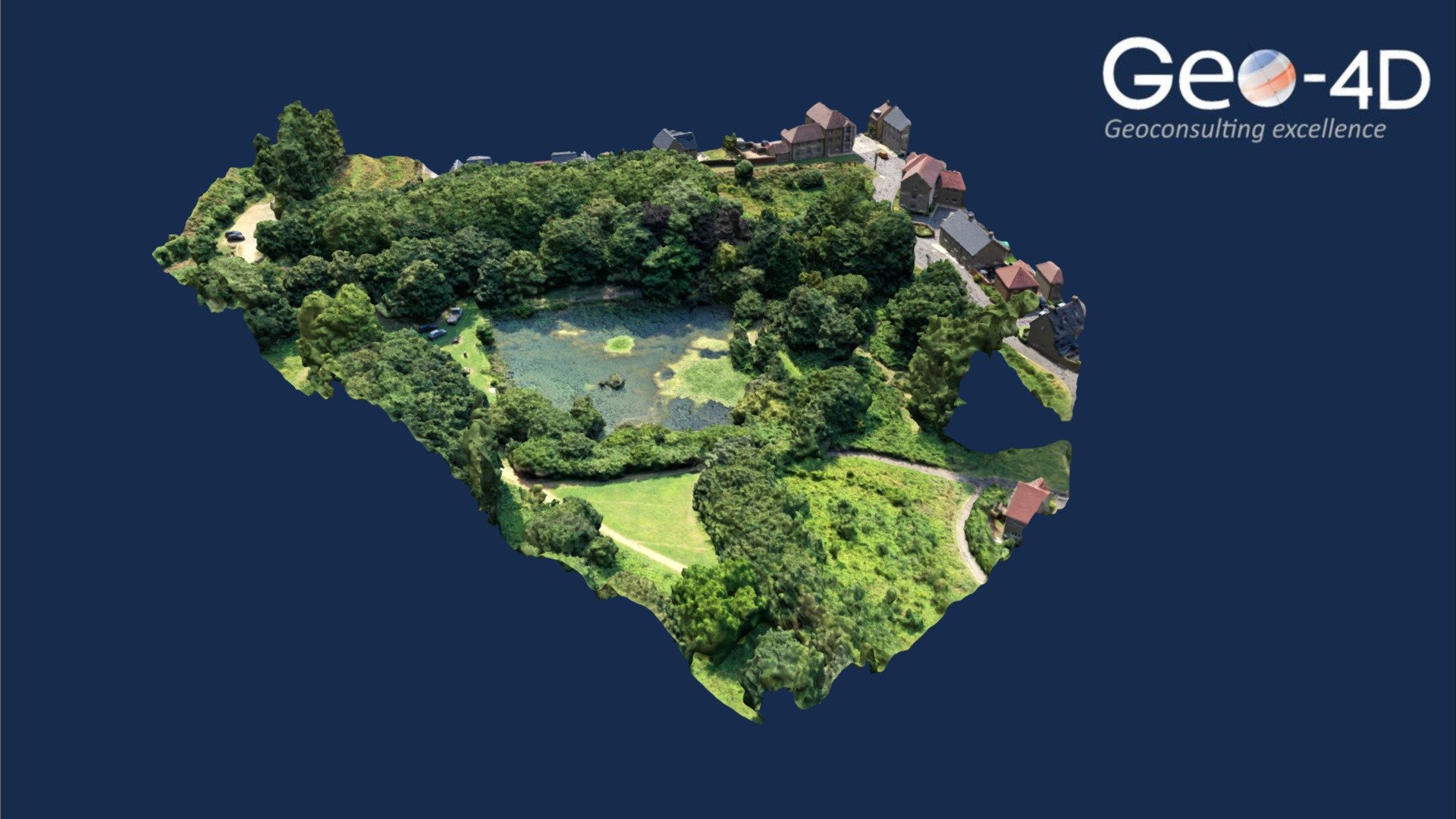 Pond 3D Model - 3D model by Geo-4D [e46a986] - Sketchfab