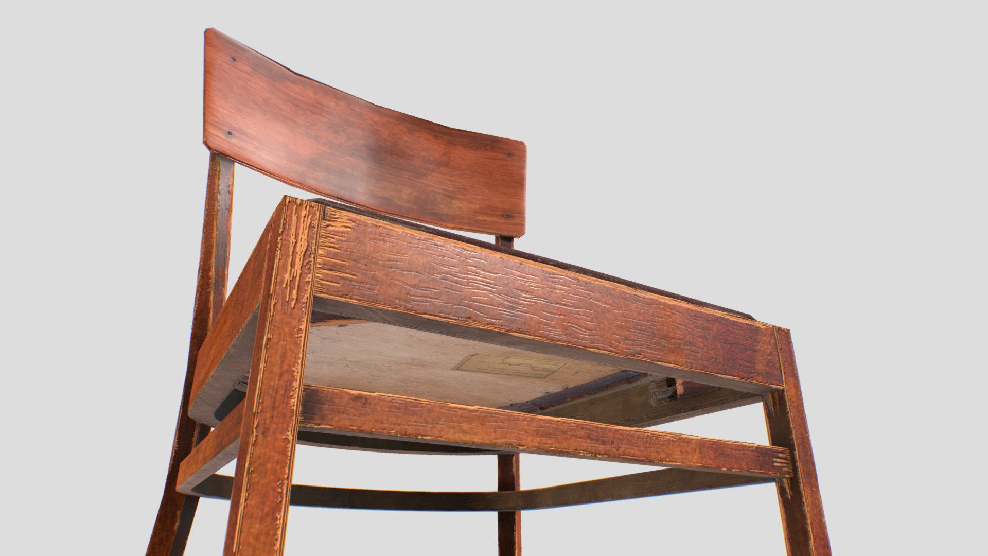 USSR Old chair - Download Free 3D model by Pulsar.Wind [e46b7c6 ...