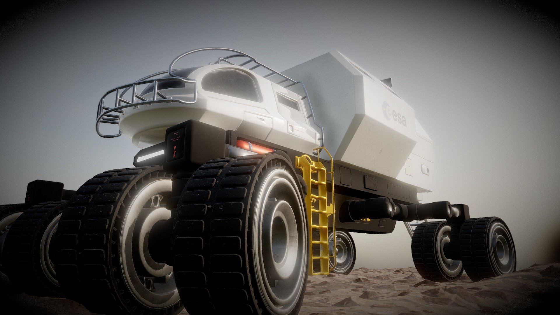 space Rover - 3D model by mrcyb [e46bc08] - Sketchfab