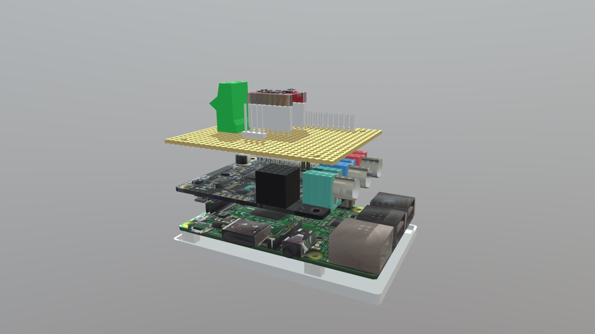 Raspberry Pi CT scanner using PiCapture SD1 - Download Free 3D model by ...