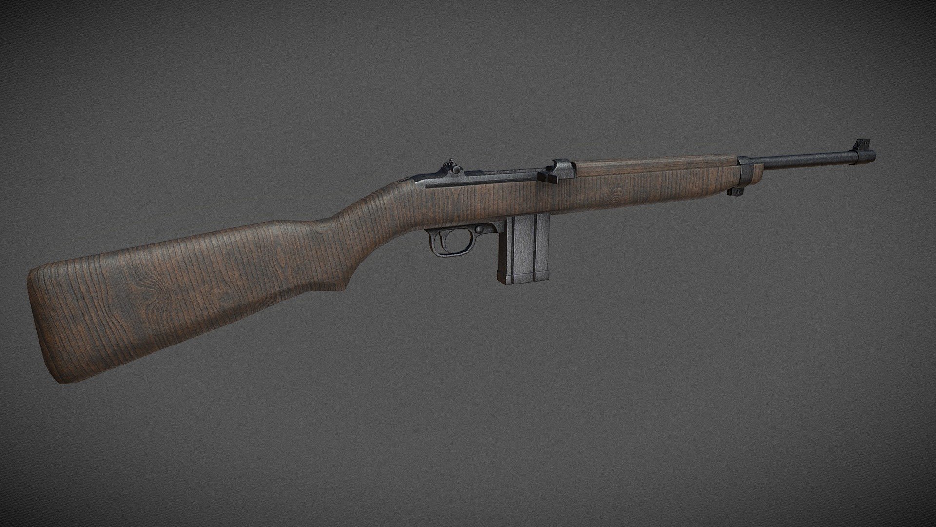 M1 Carbine WW2 - 3D model by DimLitStudio [e46c050] - Sketchfab