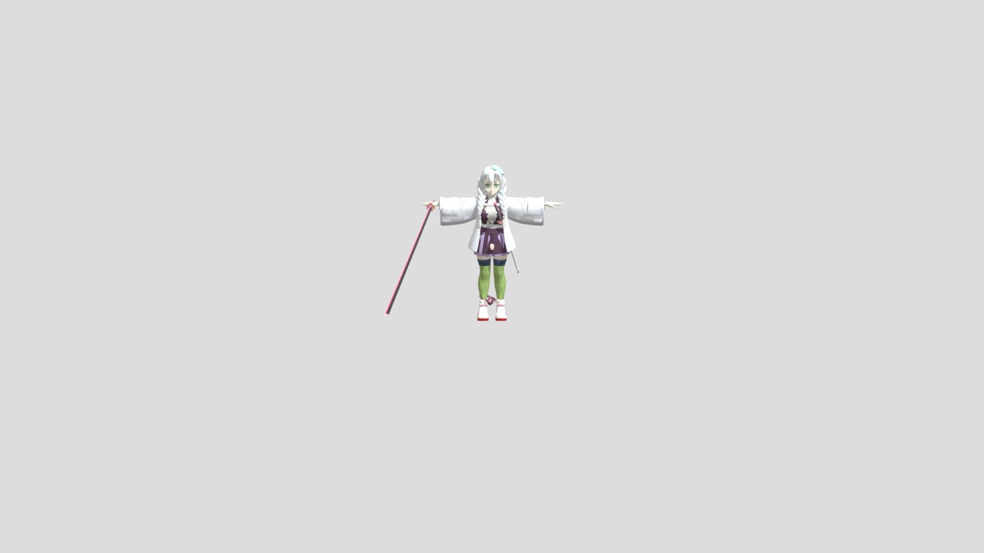 Mitsuri_ Kanroji_blender - Download Free 3D model by AngelGamar ...