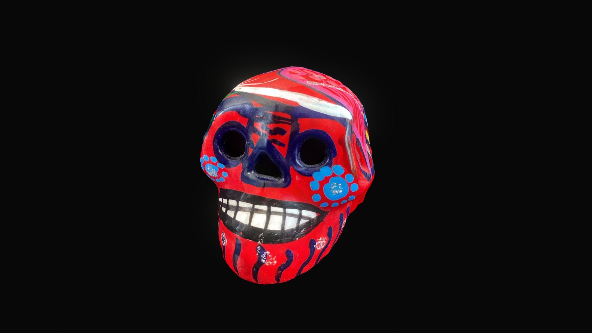 Mayan painted Skull - Buy Royalty Free 3D model by infinition [e46e345 ...