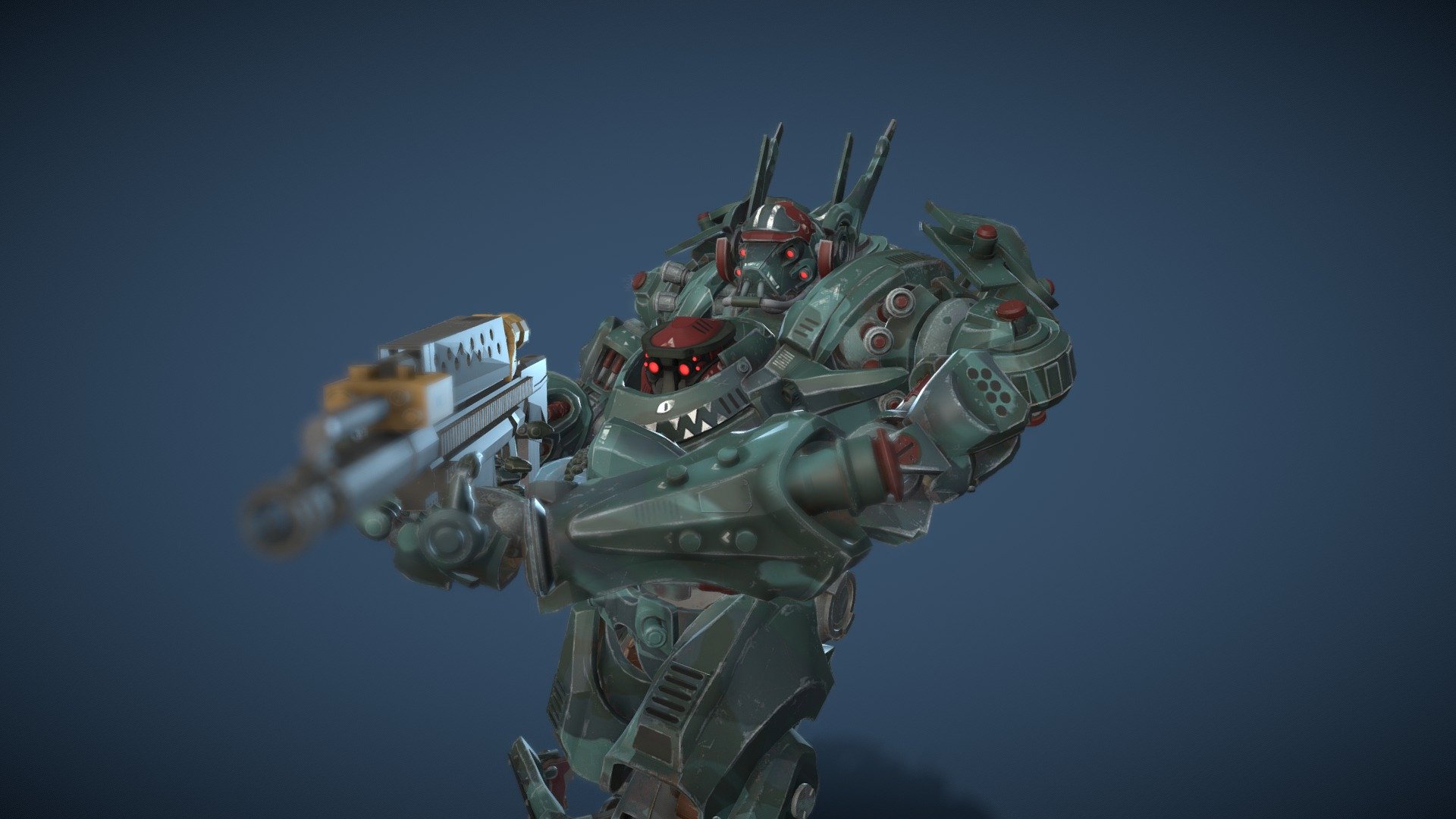 Landmate_mech - 3D model by Paweł (@BejkerPL) [e46f890] - Sketchfab