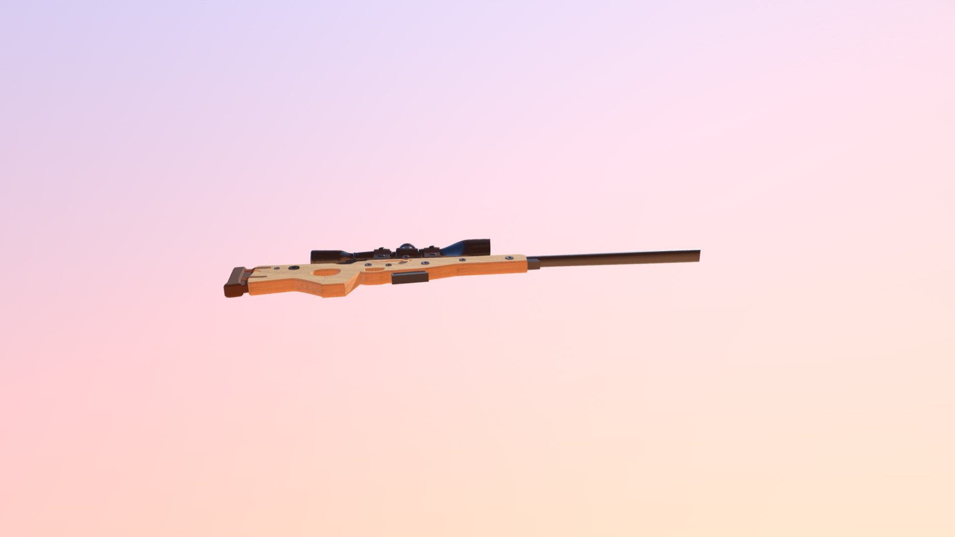 Fortnite Bolt-action Rifle - 3D model by showmedia [e470114] - Sketchfab