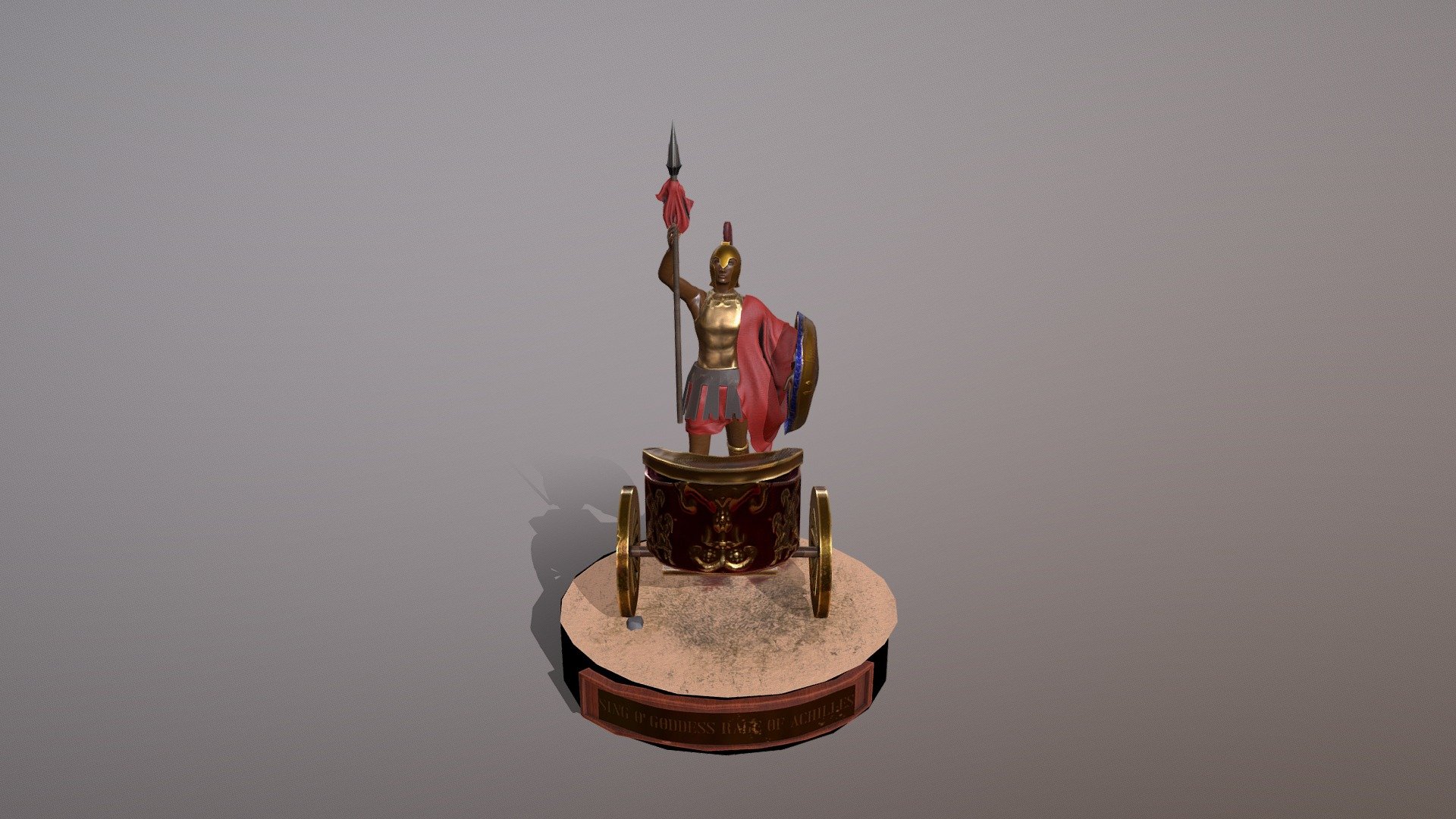 Achilles diorama - 3D model by Angel (@Angxl) [e4708b1] - Sketchfab