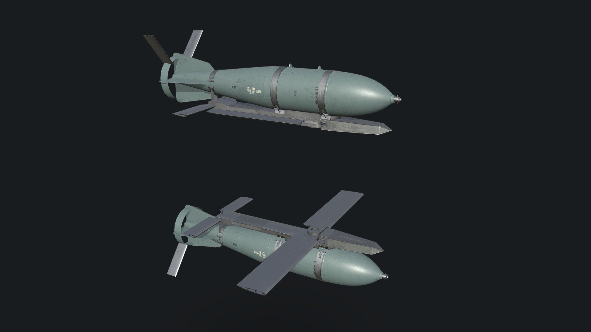 UMPK FAB-500 guided bomb - Buy Royalty Free 3D model by Tim Samedov ...