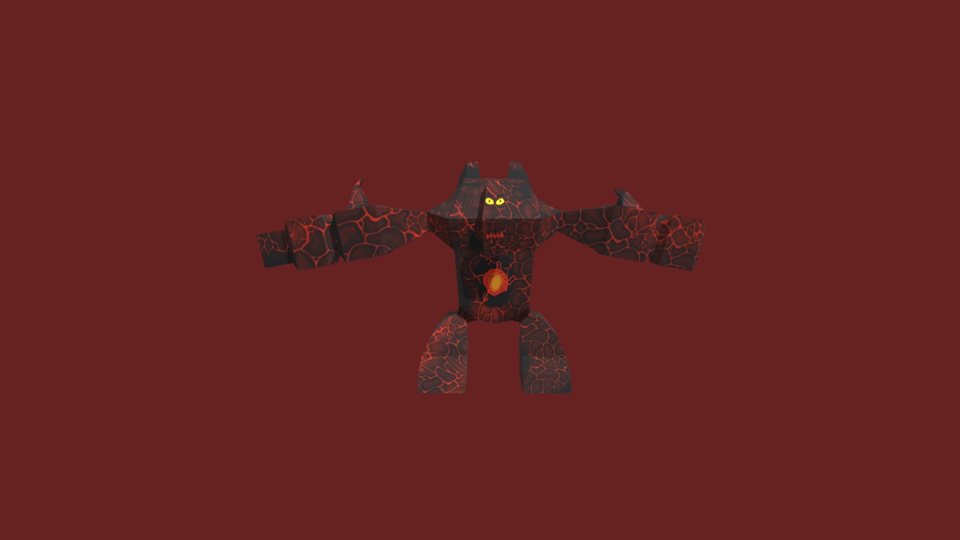 Helluva Boss Lava Monster brute - 3D model by t.flores [e470ee1 ...